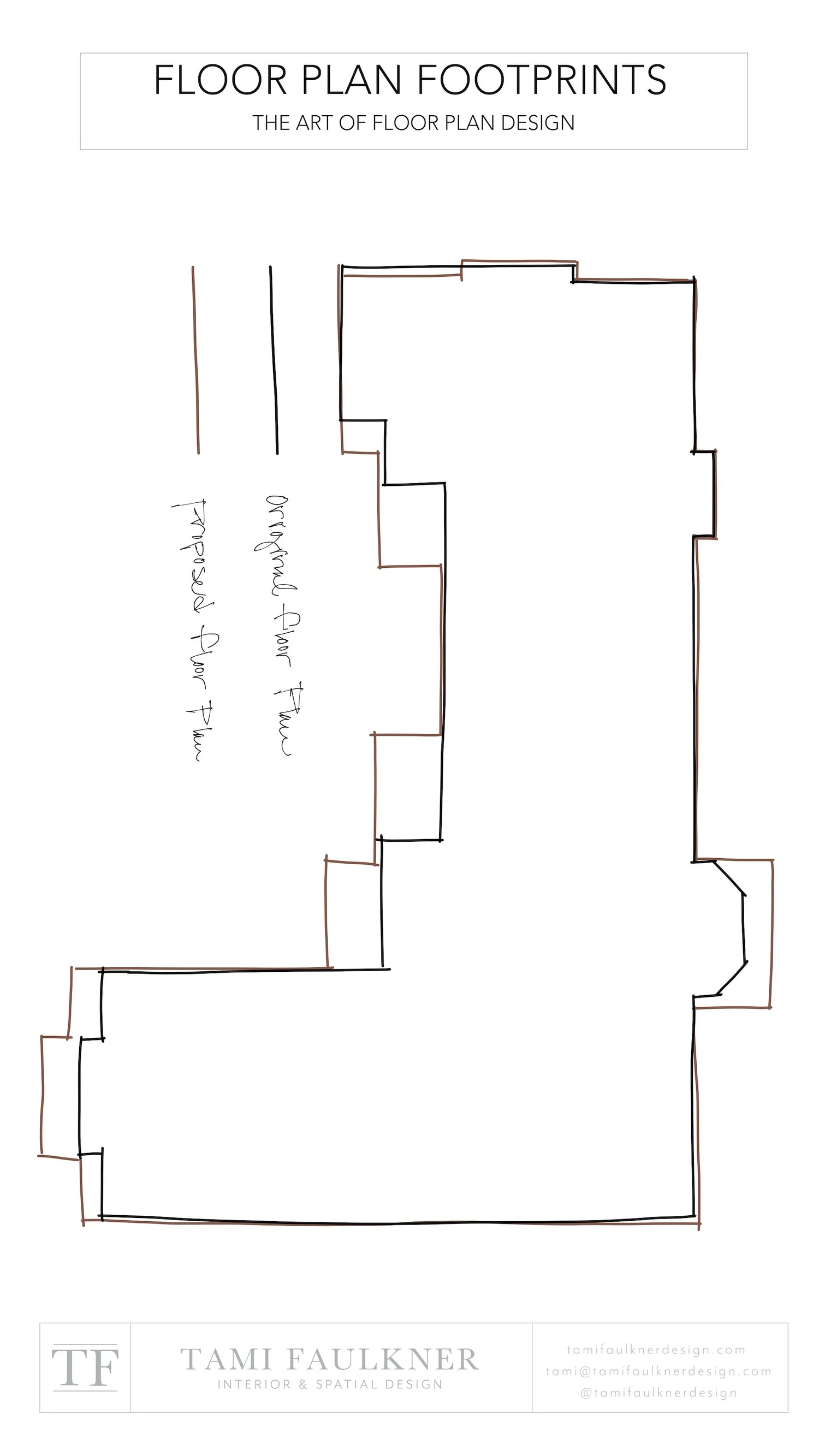 FIXING A FLOOR PLAN LAYOUT - BEFORE AND AFTER — Tami Faulkner Design ...