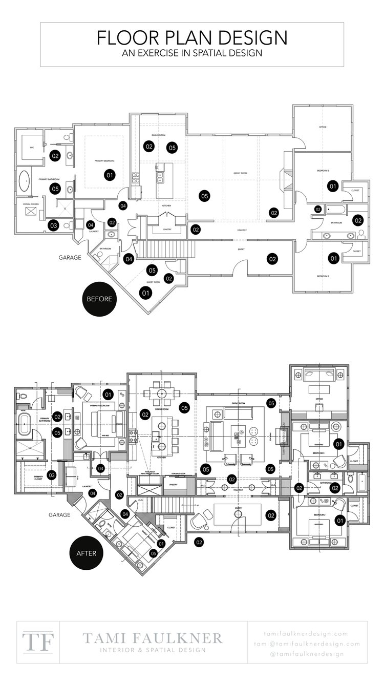 AN EXERCISE IN FLOOR PLAN DESIGN - PART 2 — Tami Faulkner Design ...