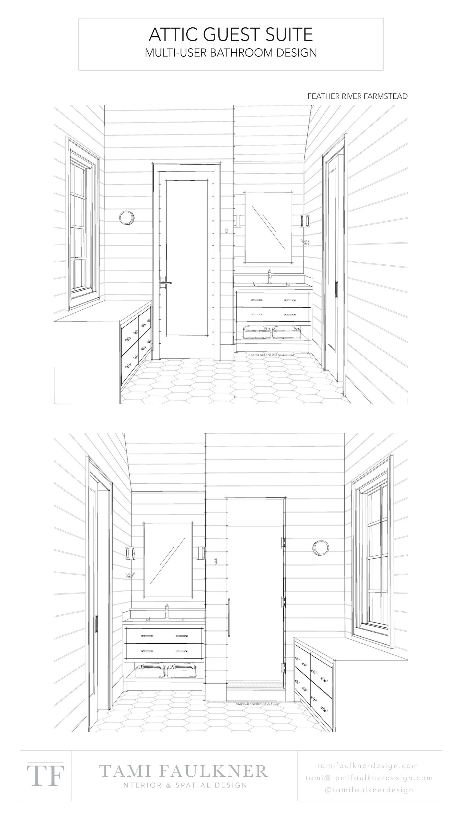 FIVE SPATIAL DESIGN TIPS FOR MULTI-USER BATHROOM LAYOUTS — Tami ...