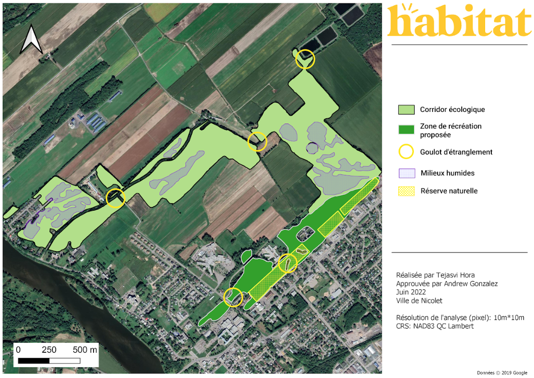 A green corridor to protect Nicolet's natural environments - Habitat