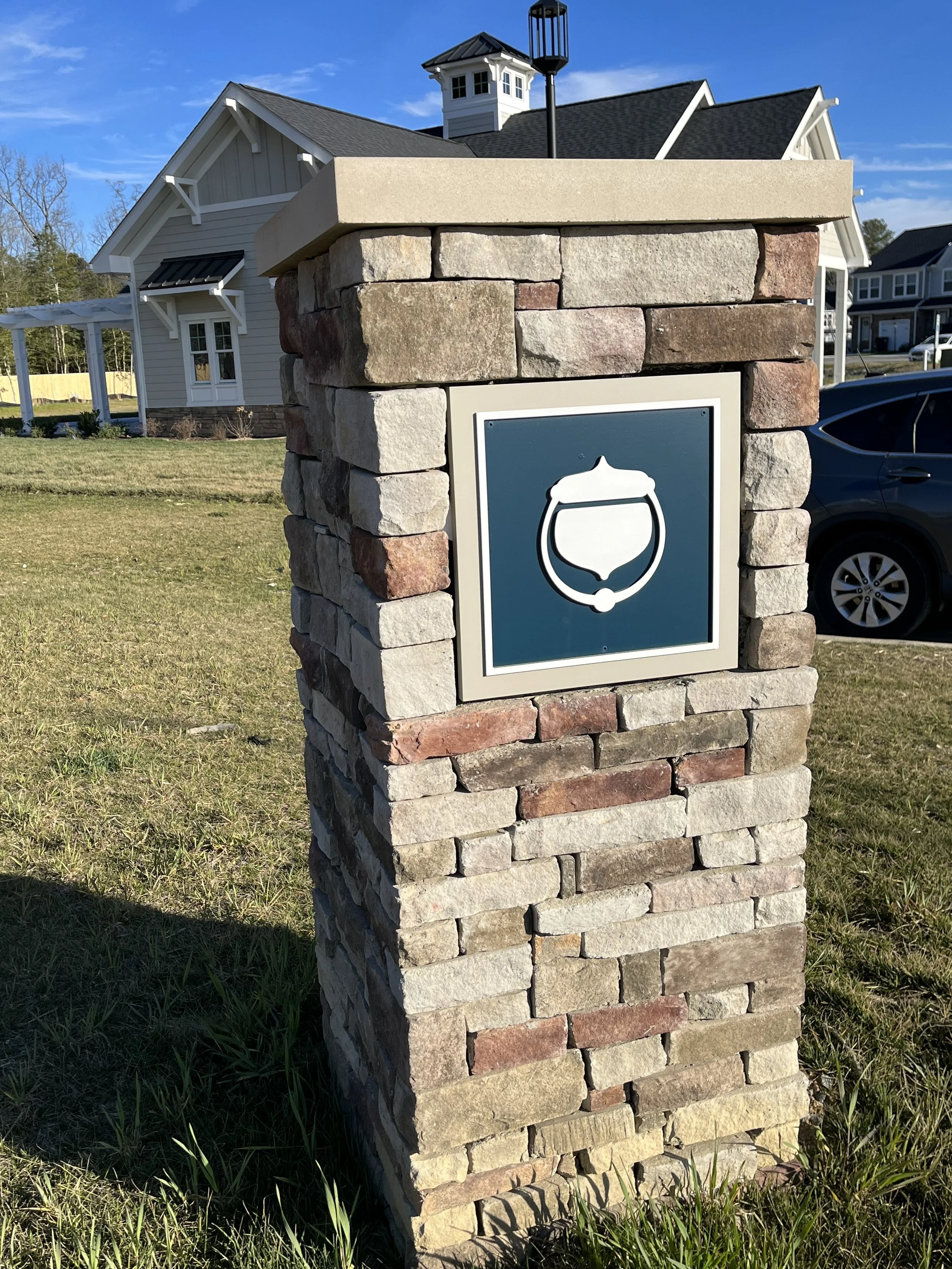 Custom Sign Fabrication for Retreat at One in Glen Ellen, Virginia ...