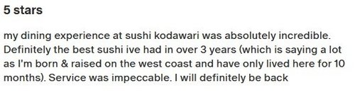 Sushi Kodawari