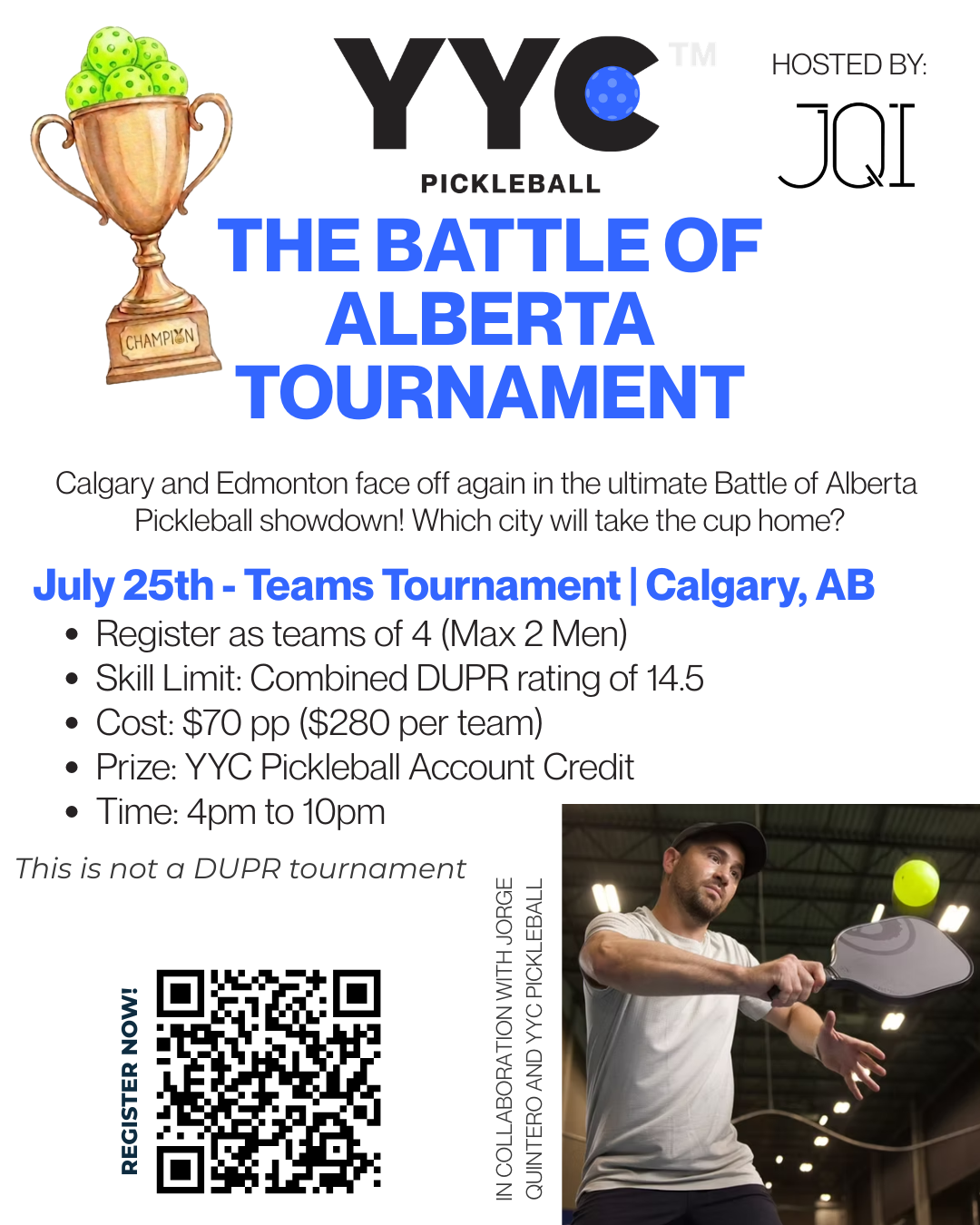 YYC Pickleball's tournaments — YYC Pickleball