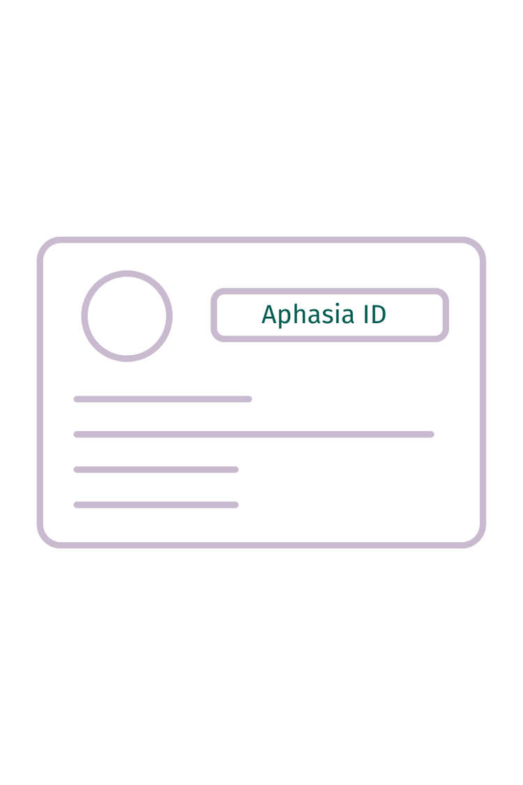 Printable Aphasia ID Card — Bright Speech PLLC