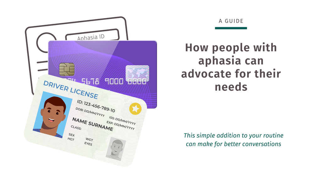 Printable Aphasia ID Card — Bright Speech PLLC