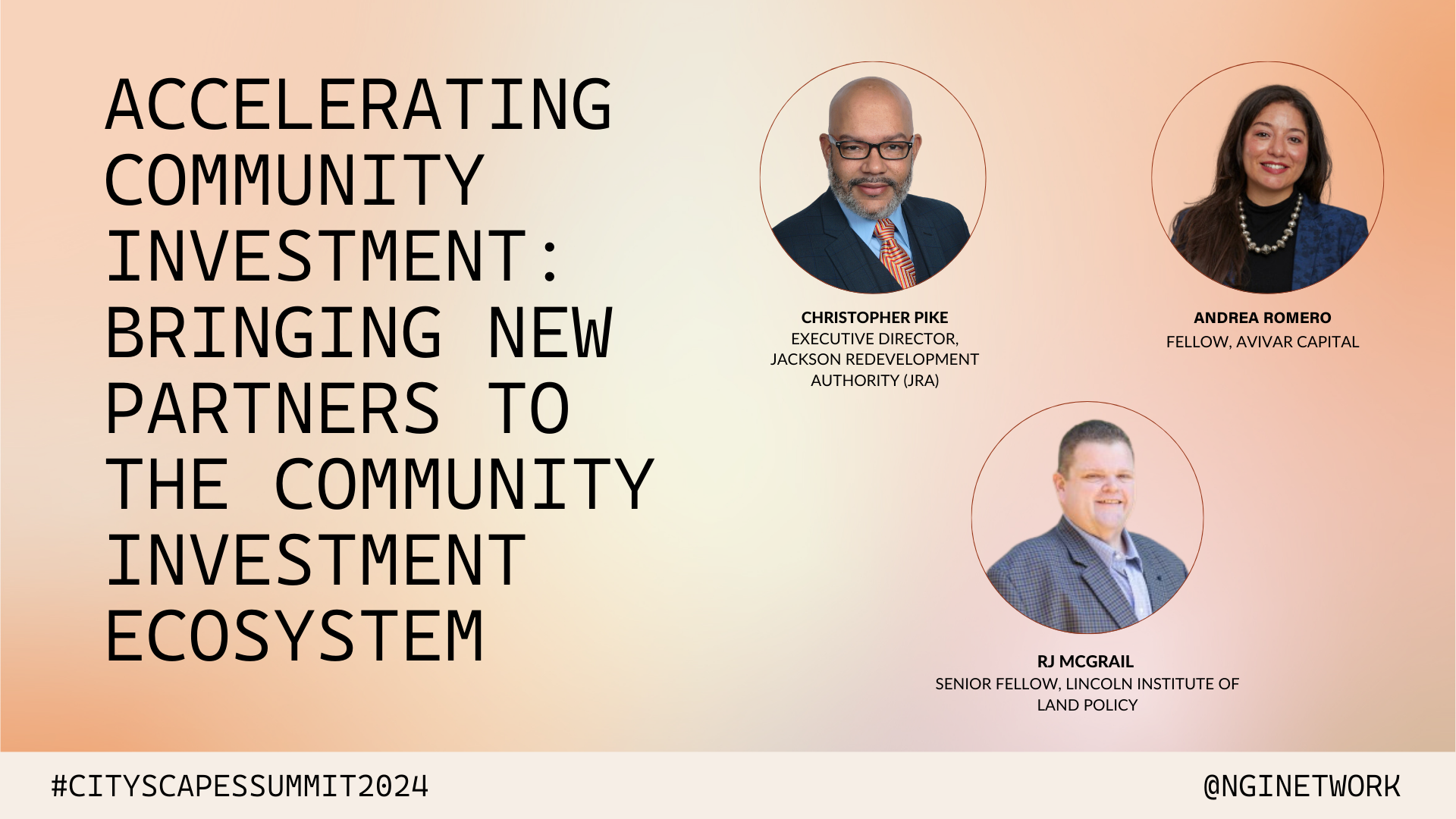 Accelerating Community Investment: Bringing New Partners to the ...