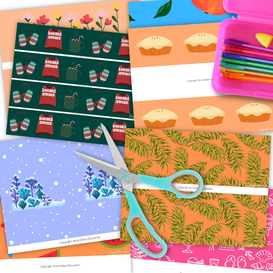 Full Year Border Bundle - Printable Bulletin Board Border Bundle — Anna ...