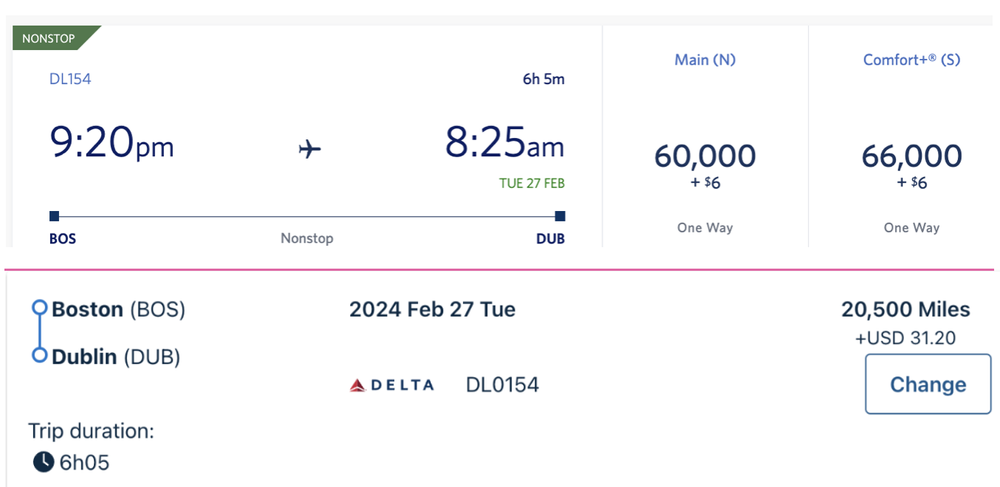 The 3 Best Flights From Boston to Dublin — ETA Points