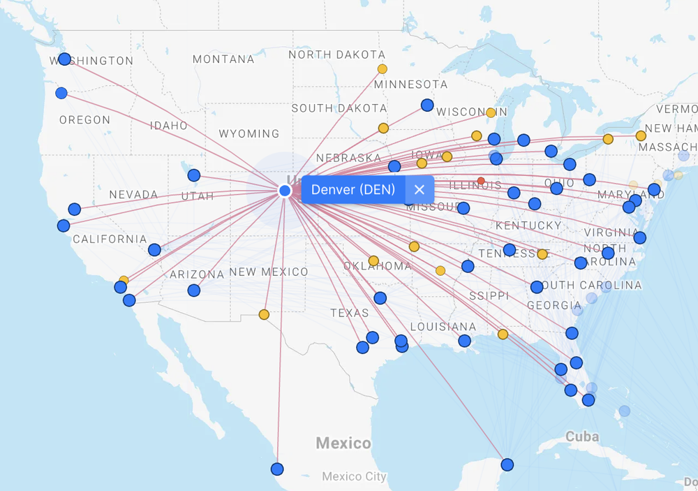 The Best Airlines to Fly From Denver International Airport — ETA Points