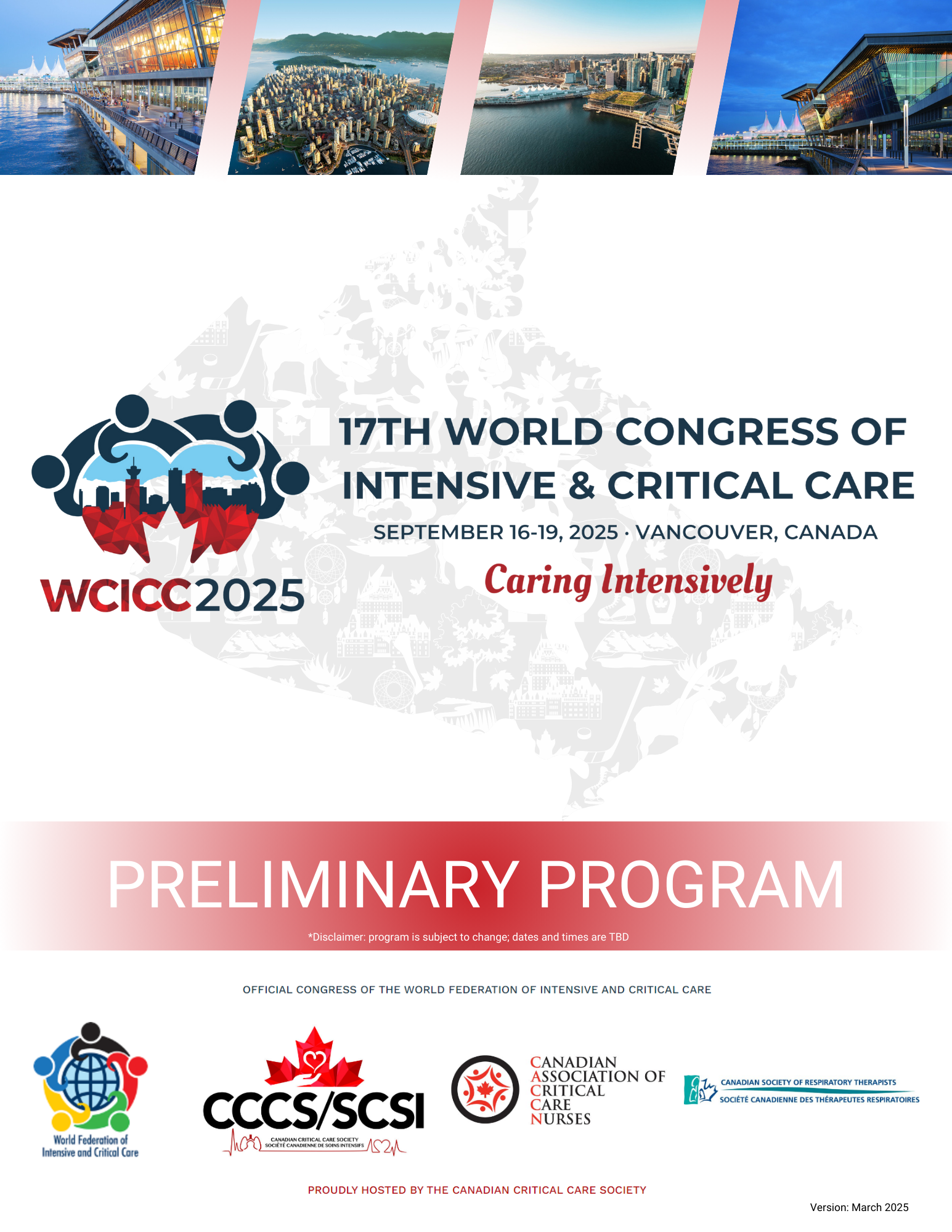 17th World Congress of Intensive and Critical Care - Program