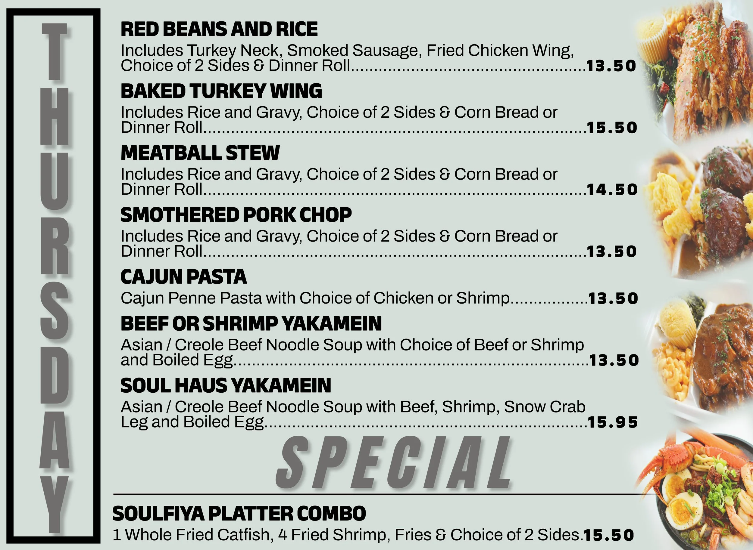 Menu — Soul Haus Kitchen