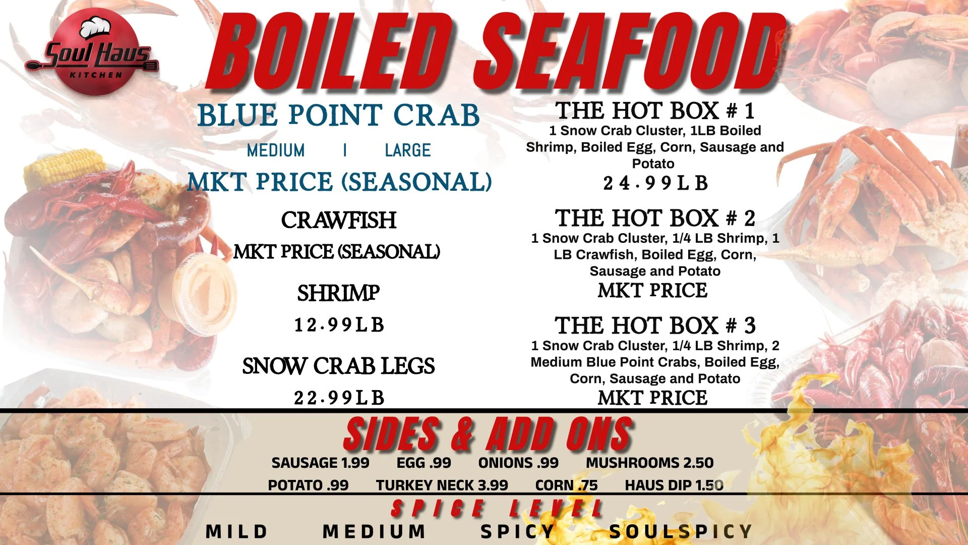 Menu — Soul Haus Kitchen