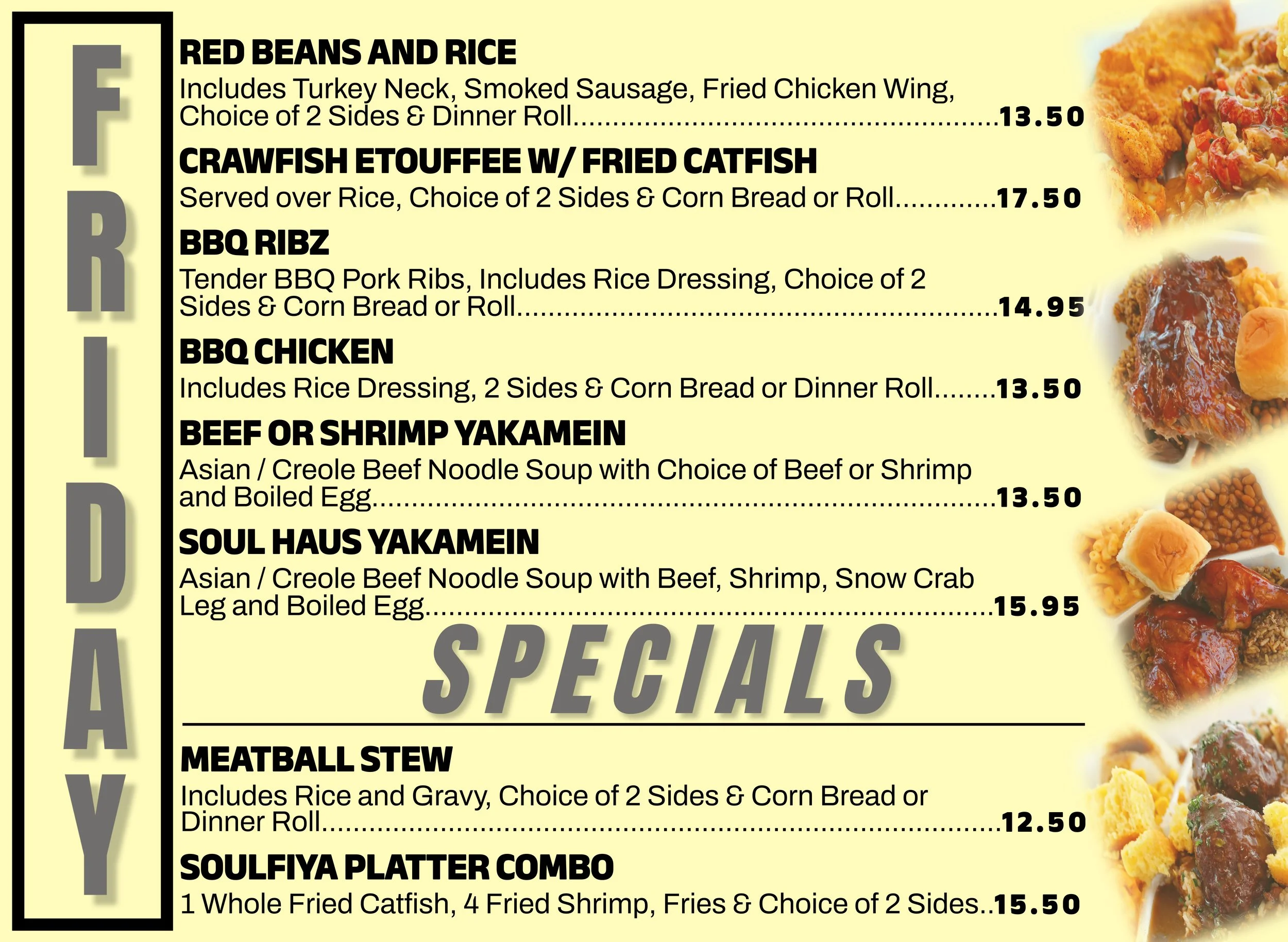 Menu — Soul Haus Kitchen