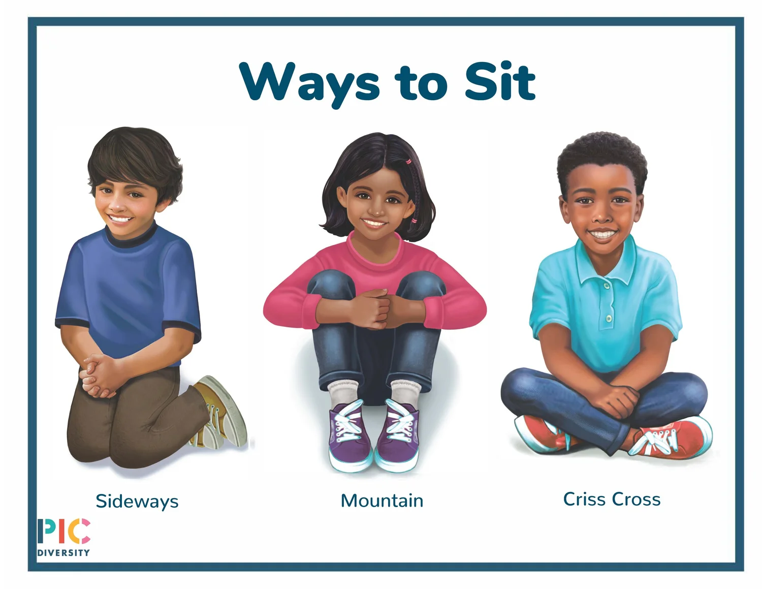 Ways to Sit — PicDiversity