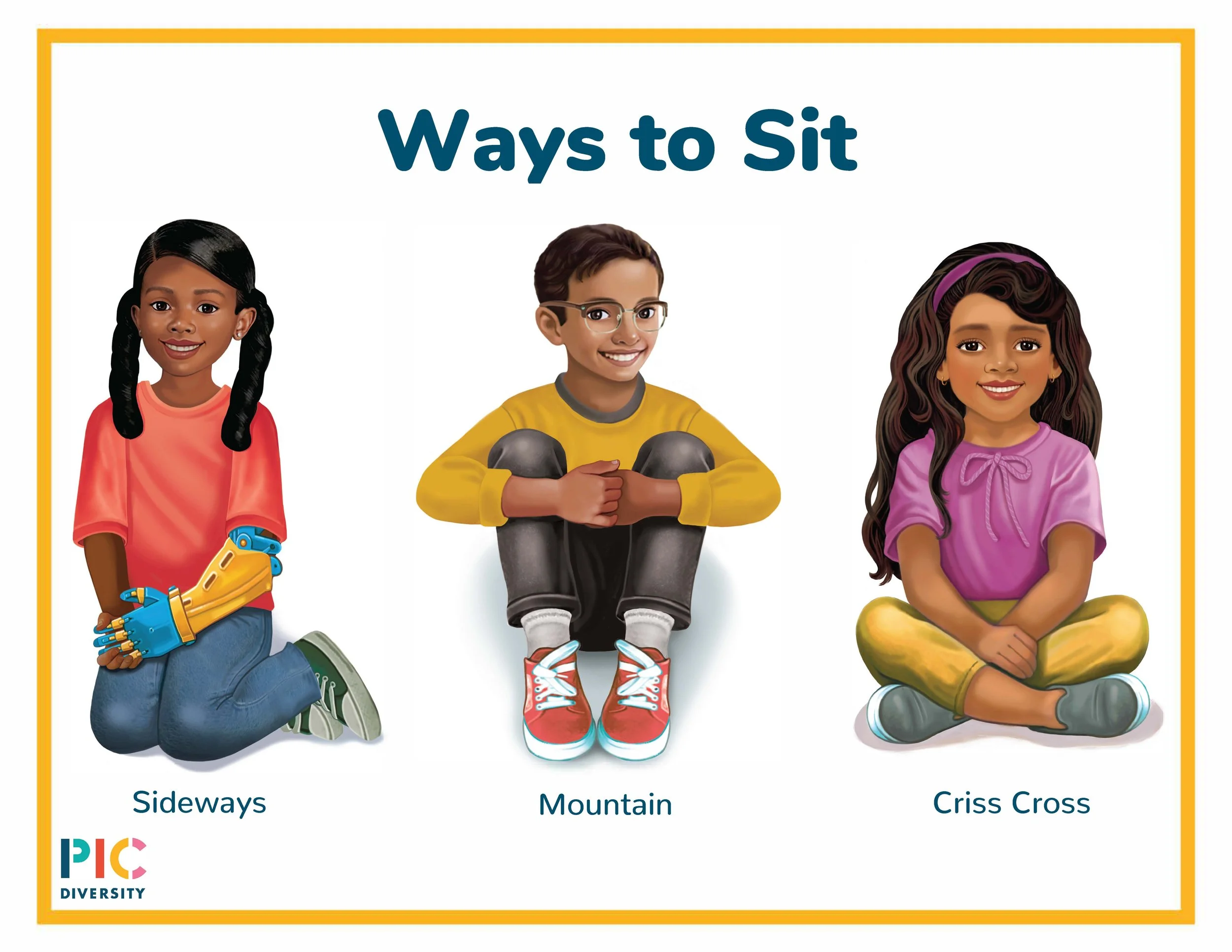 Ways to Sit — PicDiversity