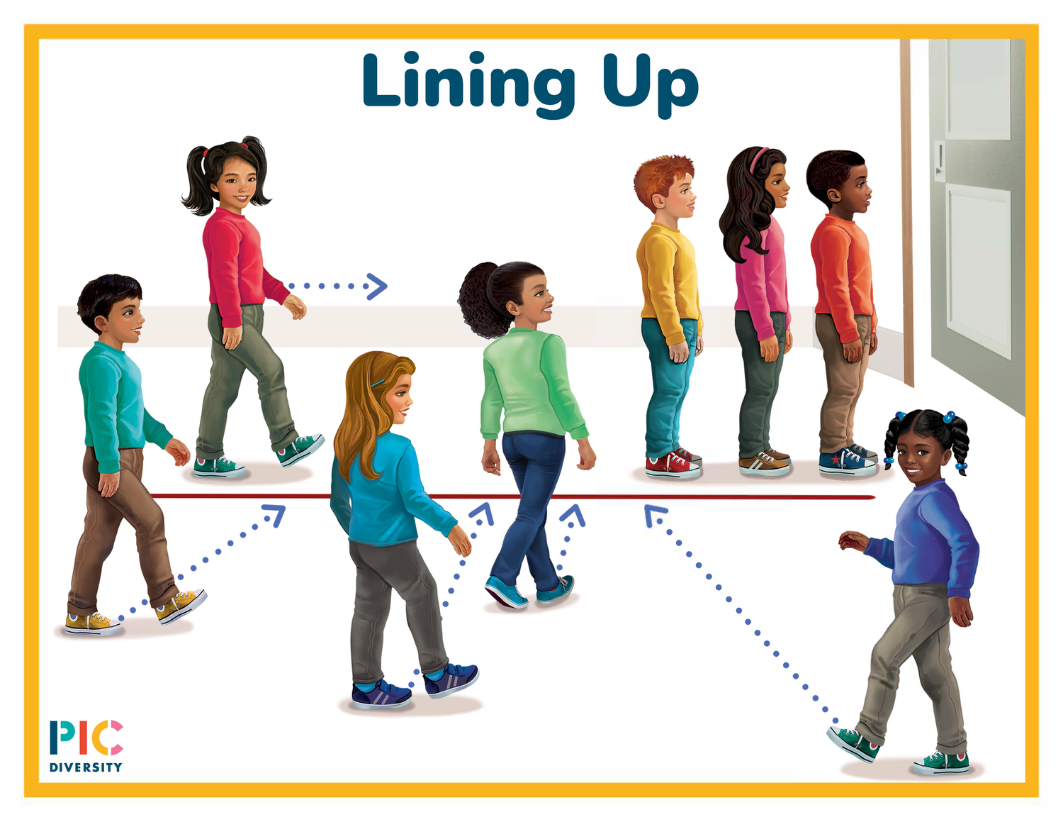 Lining Up — PicDiversity