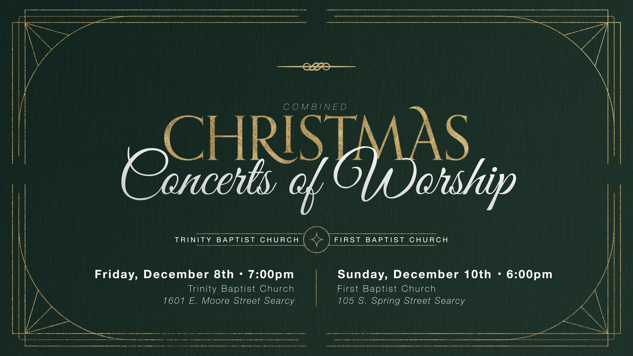 Christmas Concerts of Worship — Experience Searcy: Restaurants, Events ...