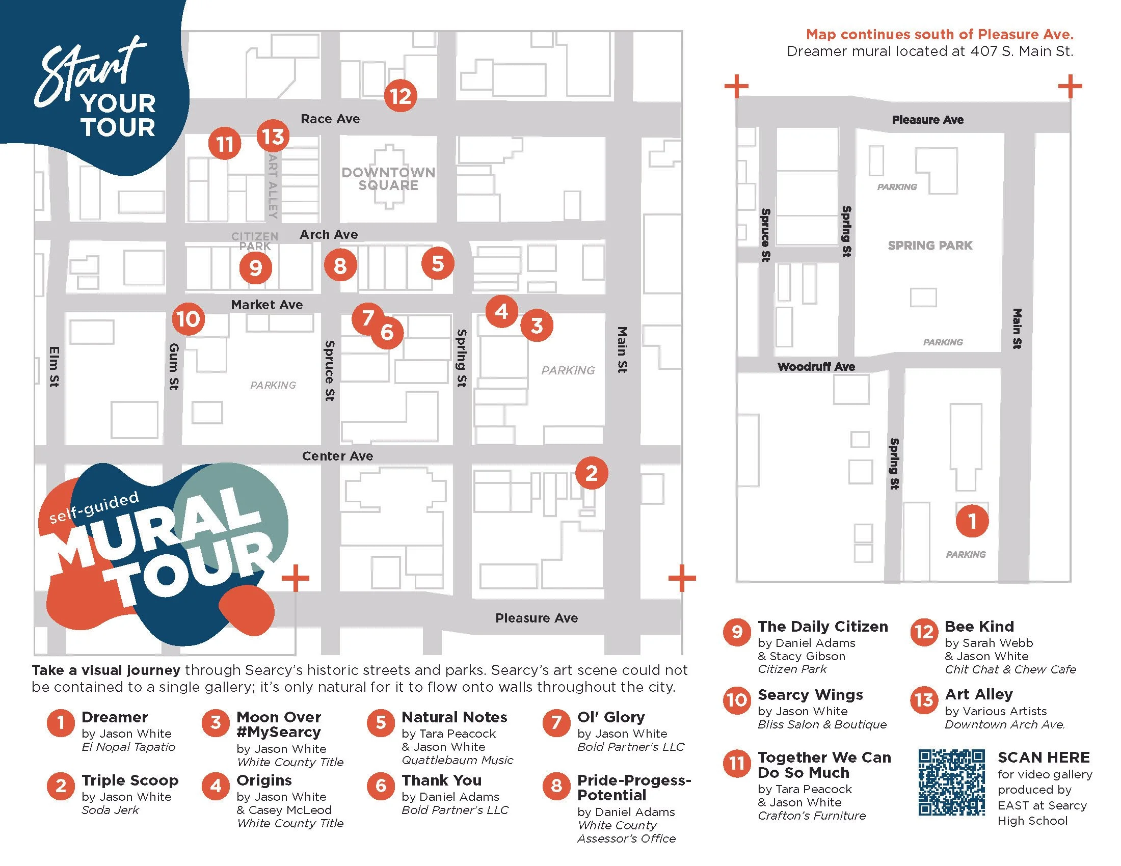 Searcy Mural Tour — Experience Searcy: Restaurants, Events & Hotels in ...