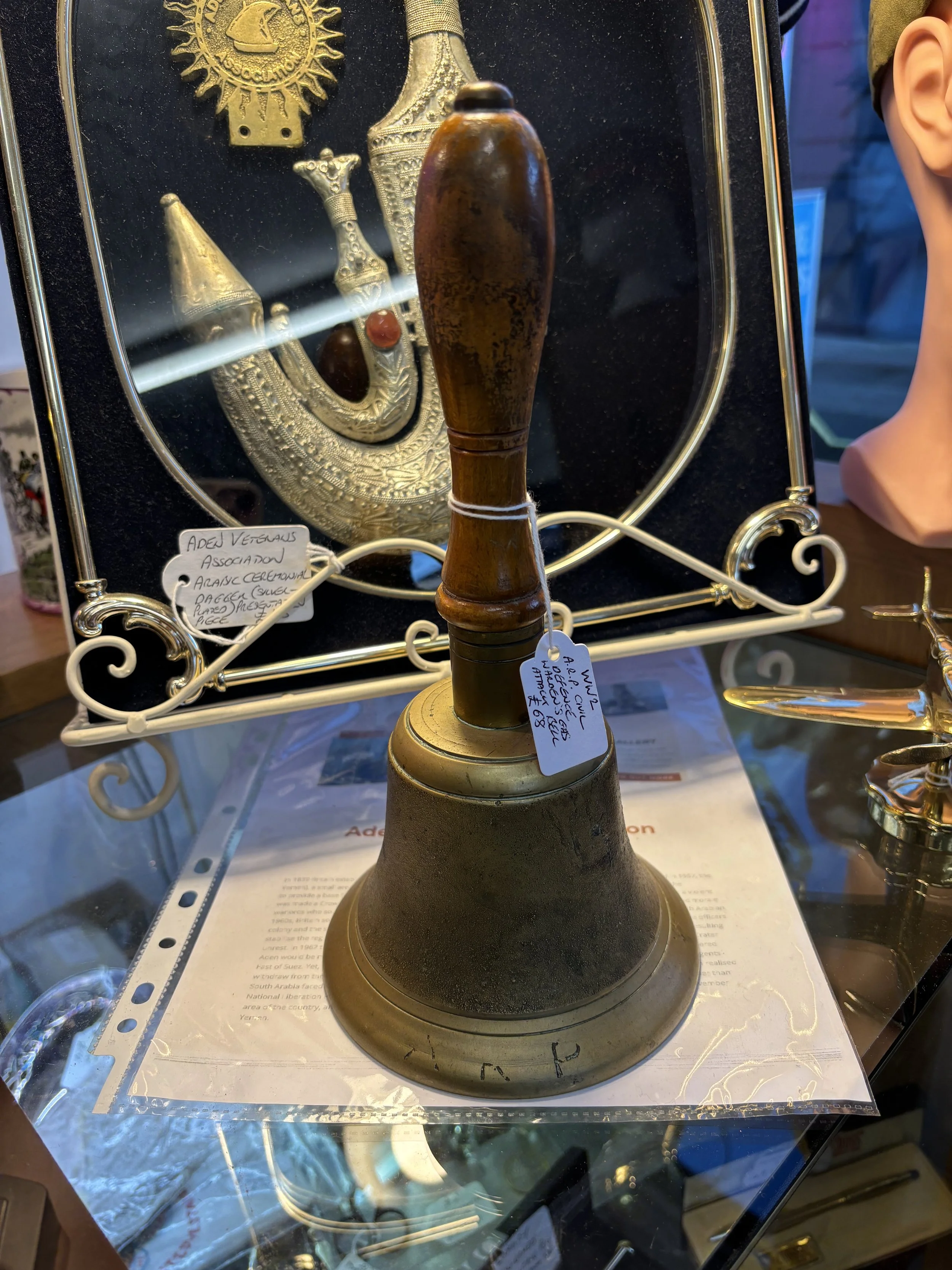 WW2 ARP Bell — Mrs A Antiques and Collectibles