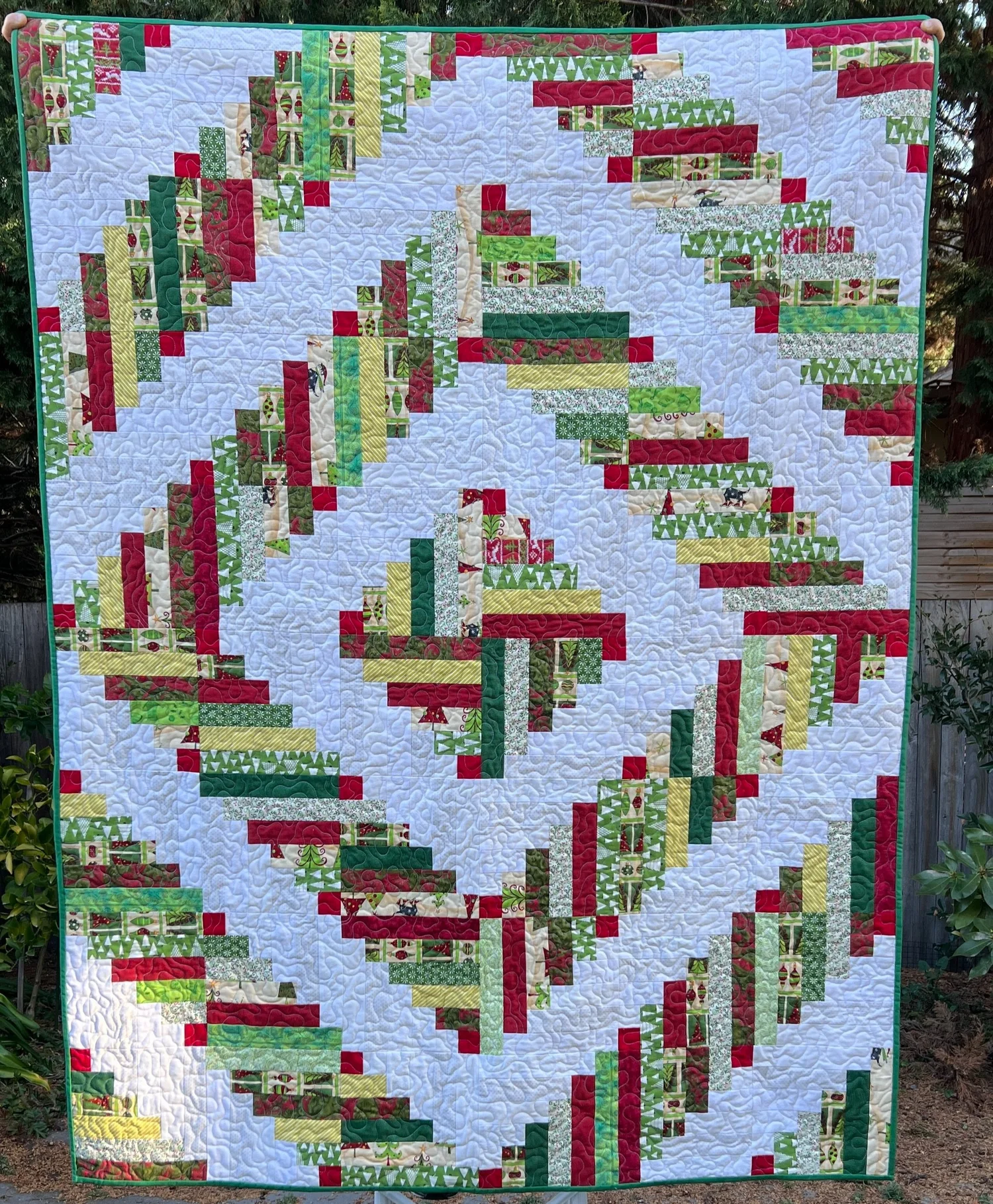 Half Log Cabin — Bits and pieces quilting