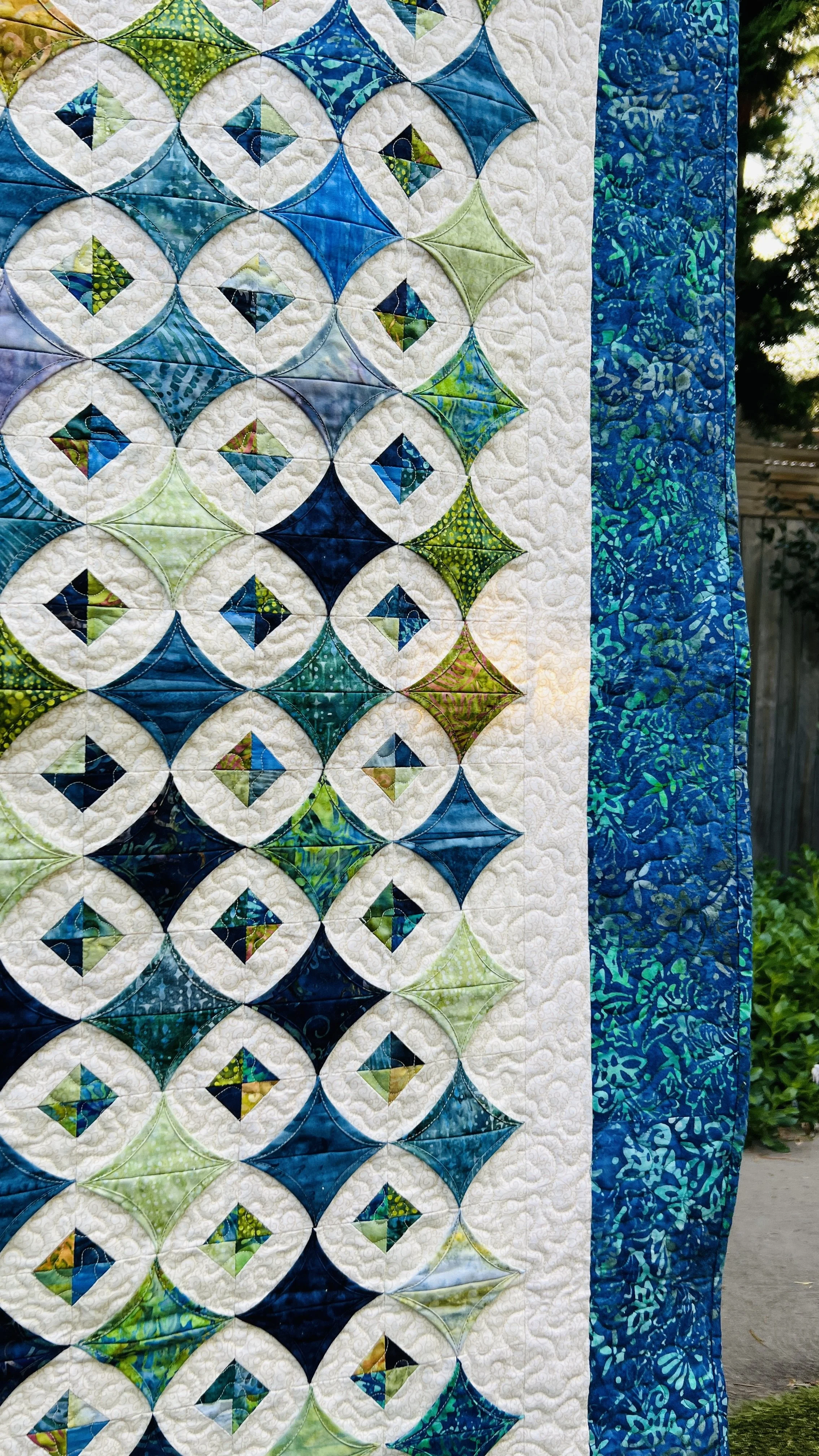 Easy Cathedral Windows — Bits and pieces quilting