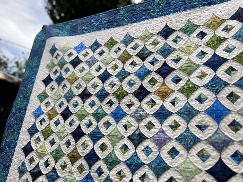 Easy Cathedral Windows — Bits and pieces quilting