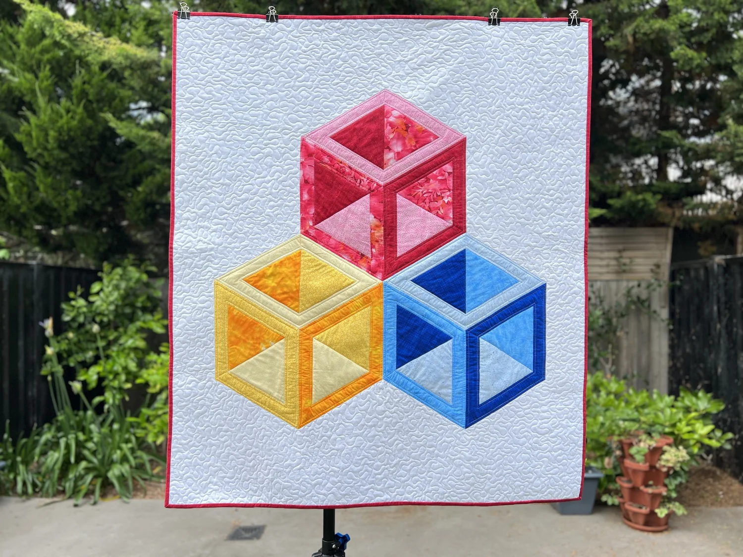 3D Big Block Baby Quilt — Bits and pieces quilting
