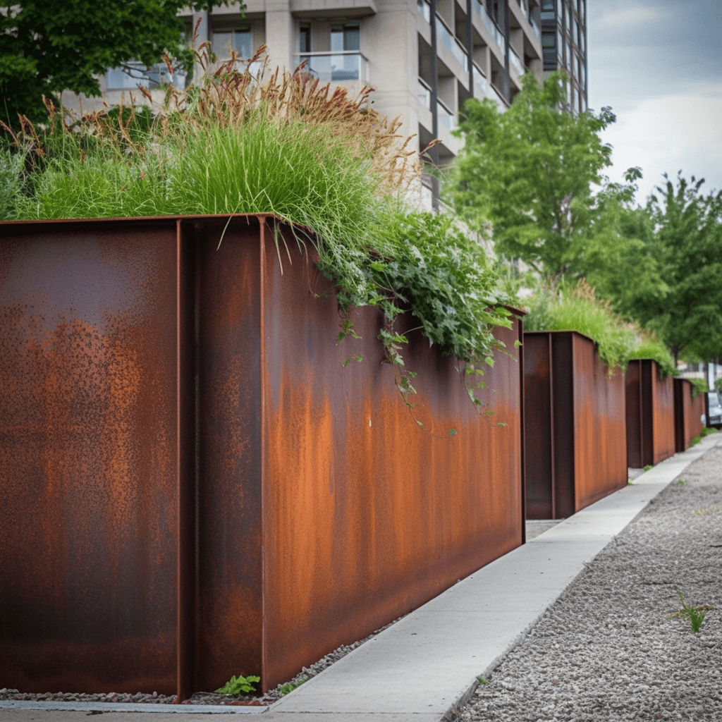 Corten plantekasser på specialmål — MP Industri