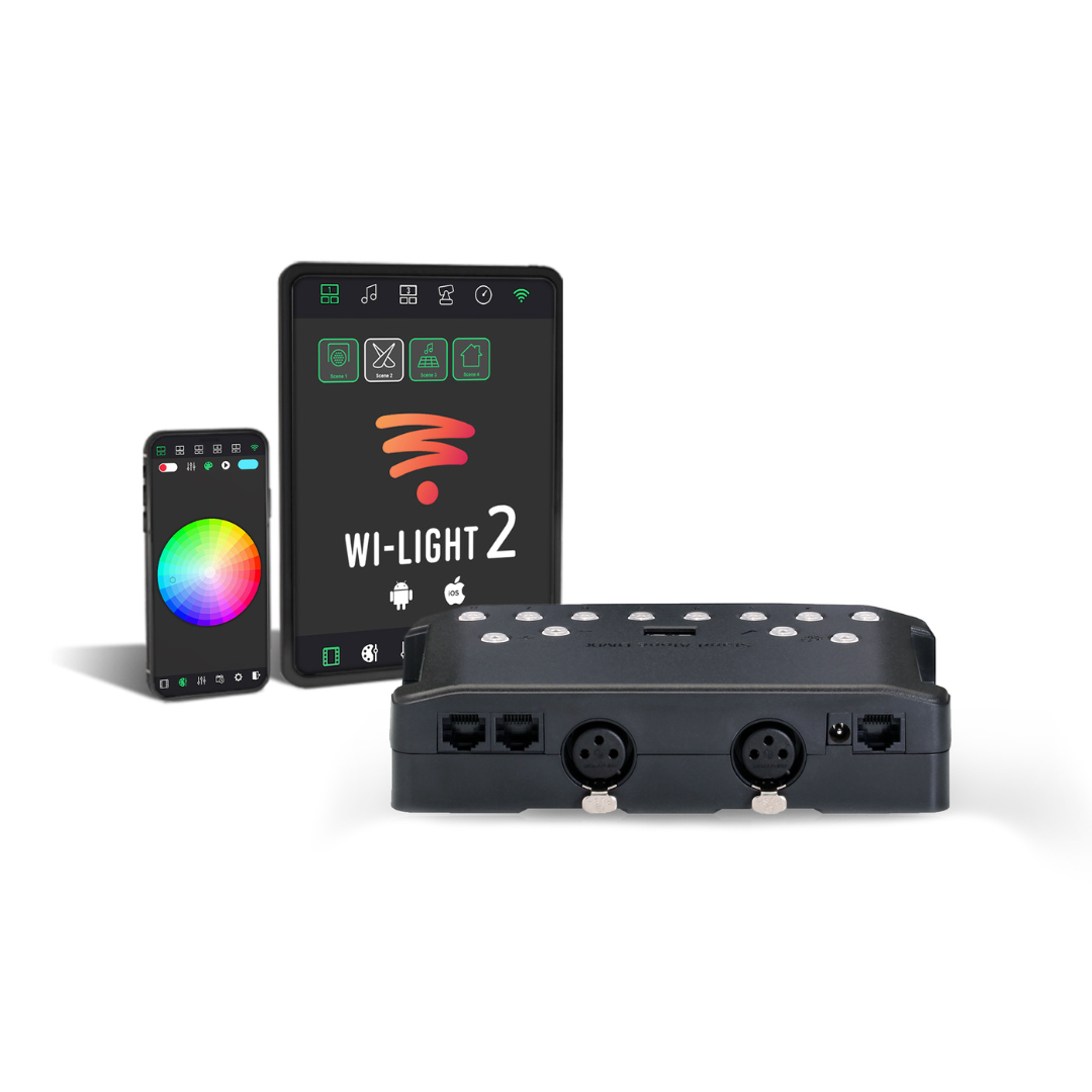 Pharos Designer Touch Panel Controller Black on Nickel — Zortech LED