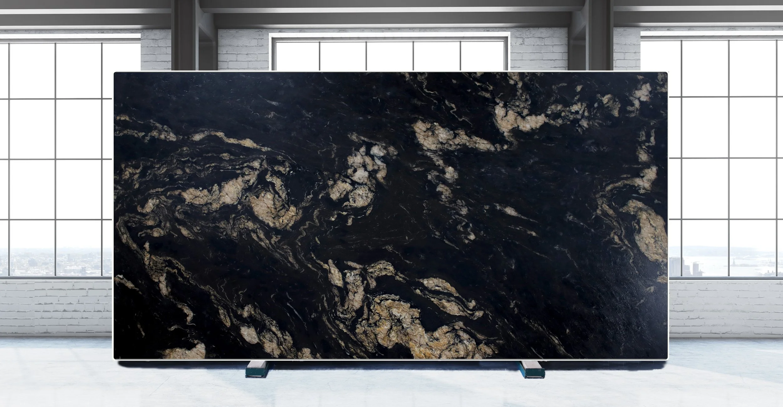 Titanium Gold Leather