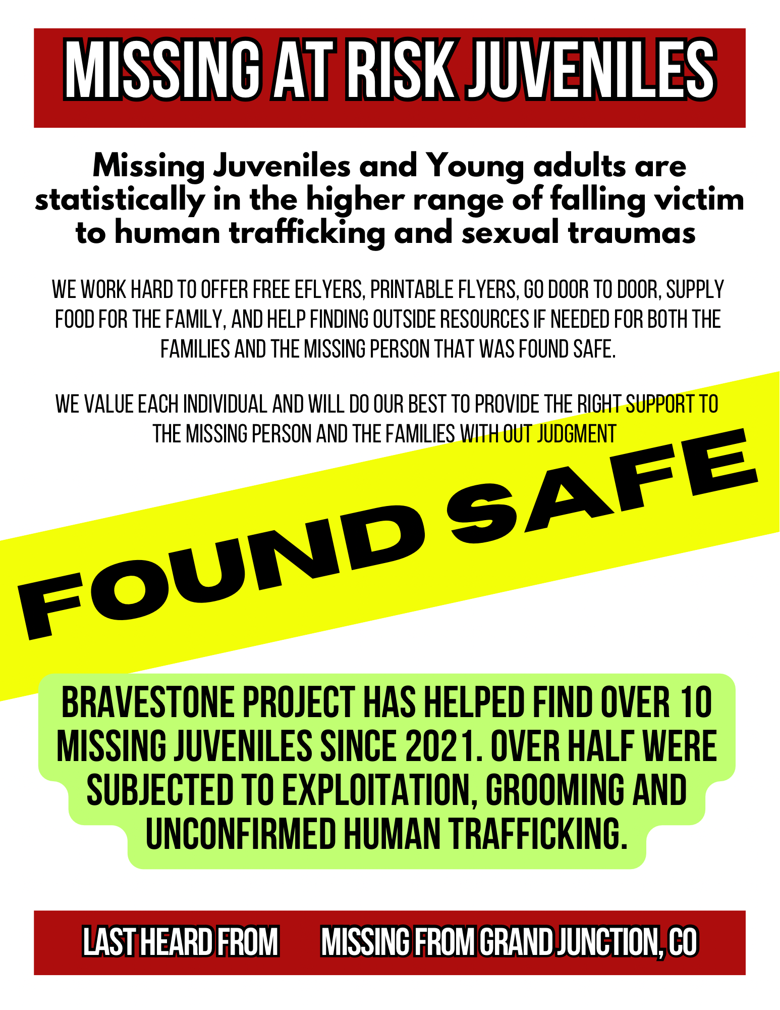 Bravestone Project Events