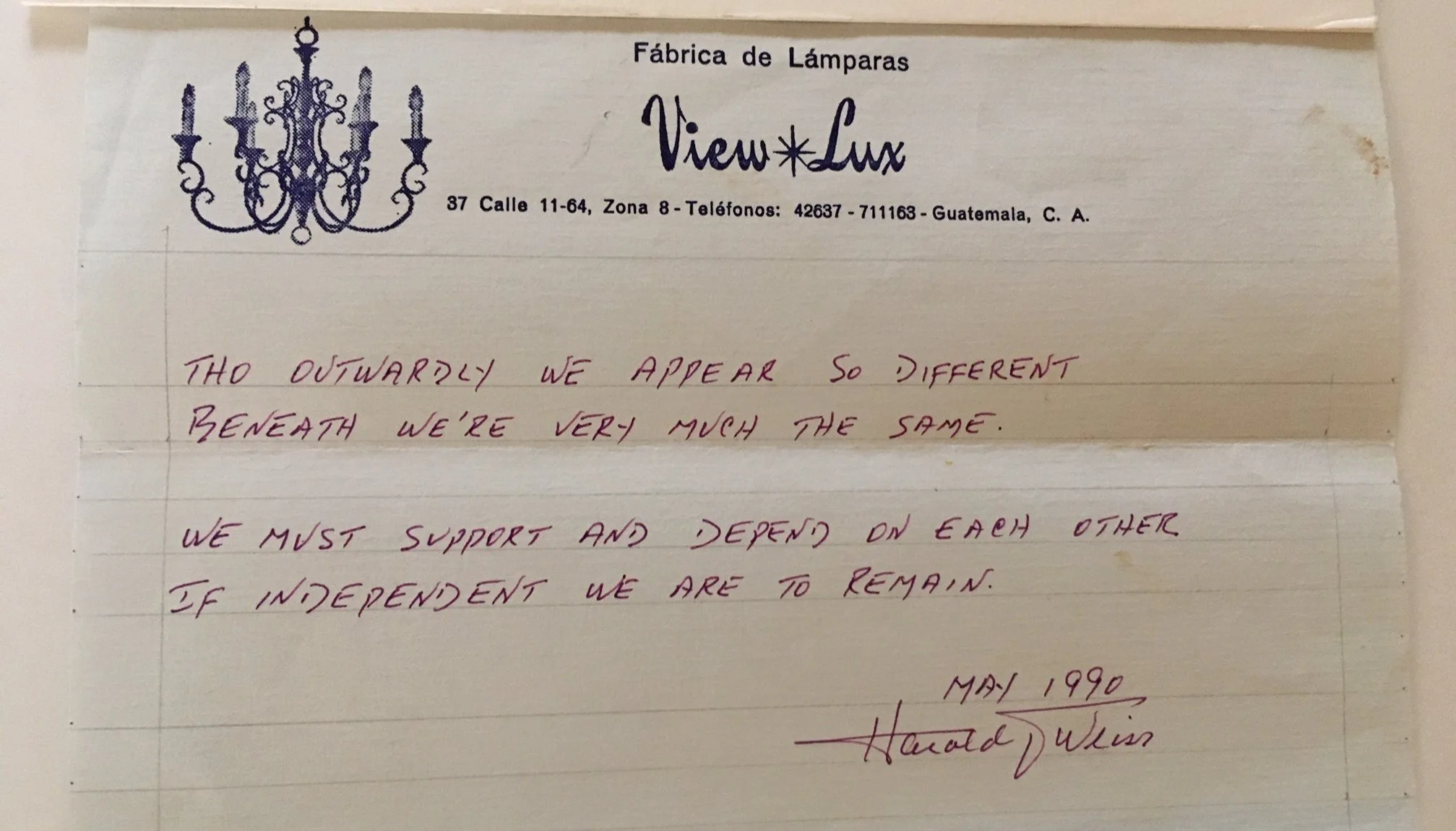 Harold J. Weiss — Laurel Lamp Foundation