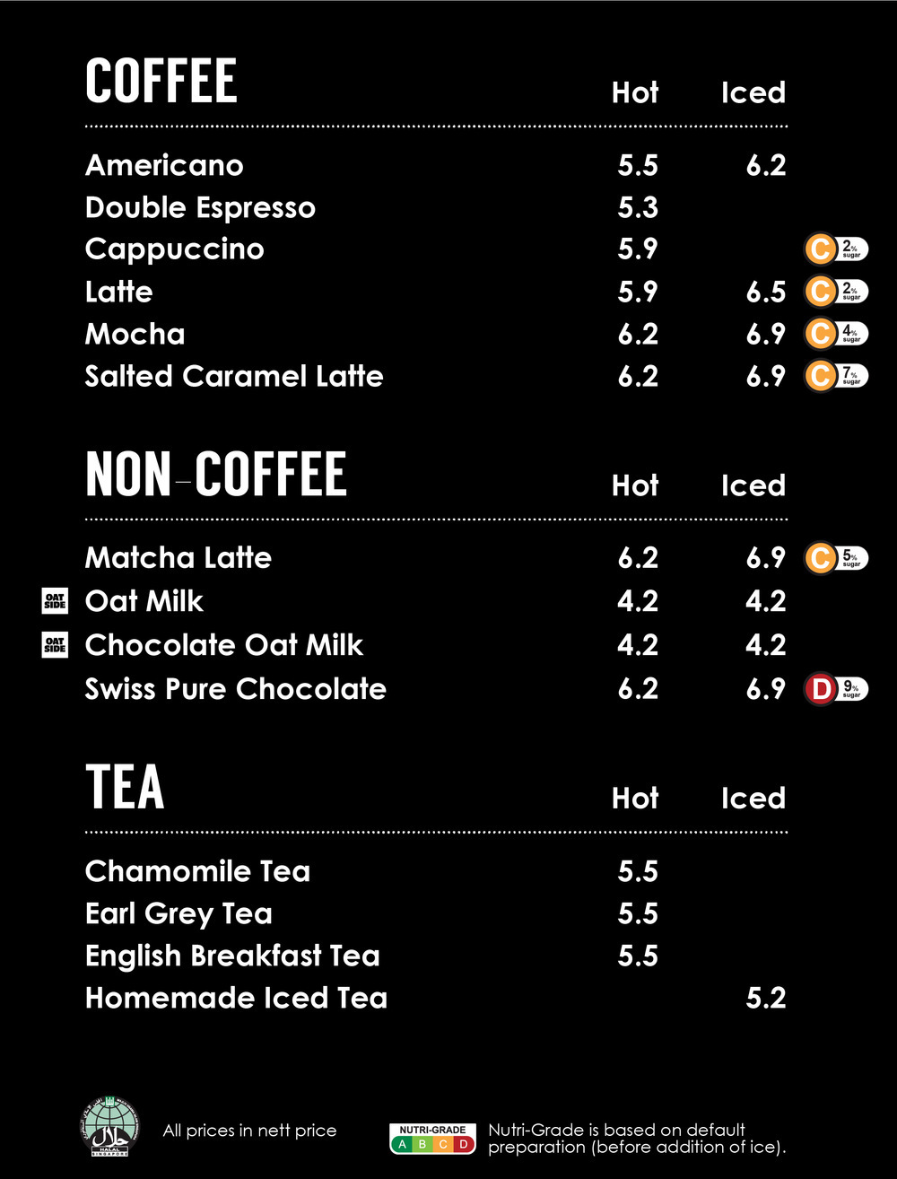 Menu | PastaMania Singapore