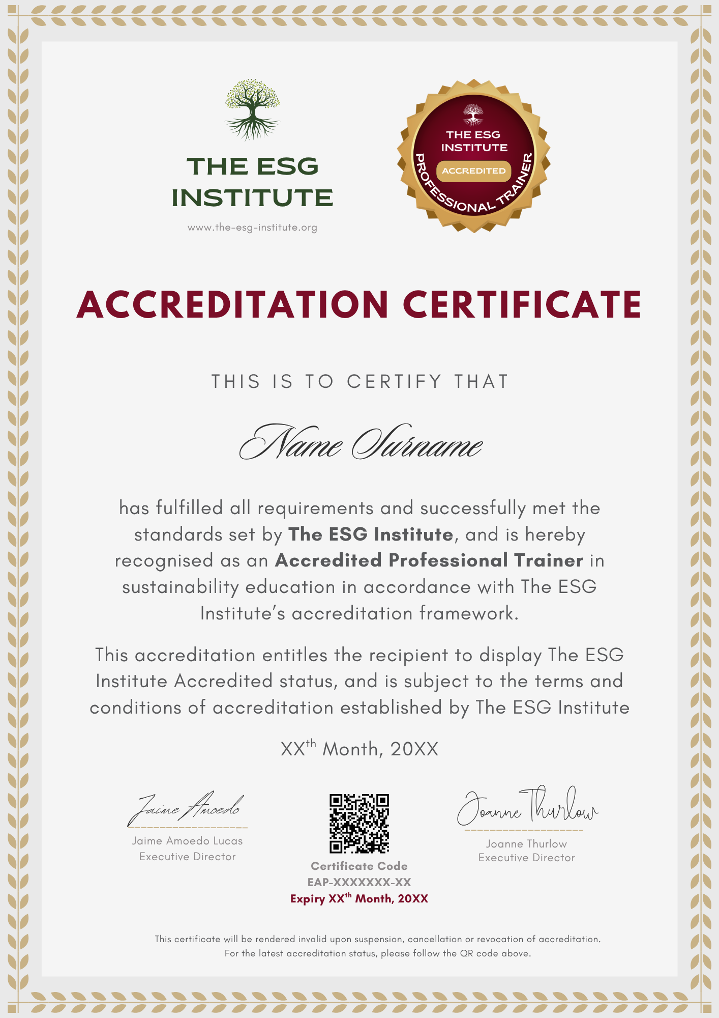 Educational Accreditation | Advance Sustainability Education - Get ...