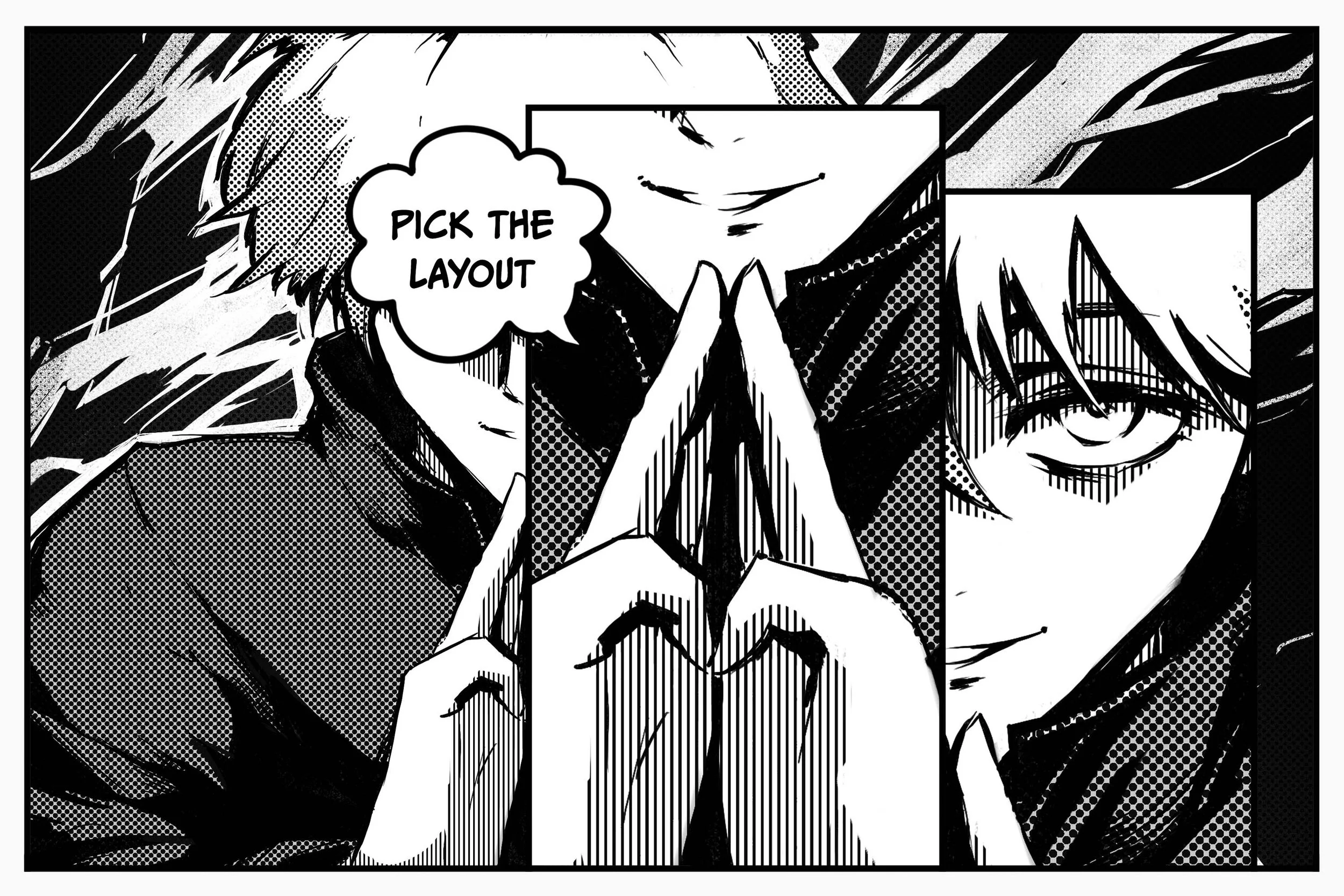 Manga Screentone Brushes for Illustrator — Brushapes Studio