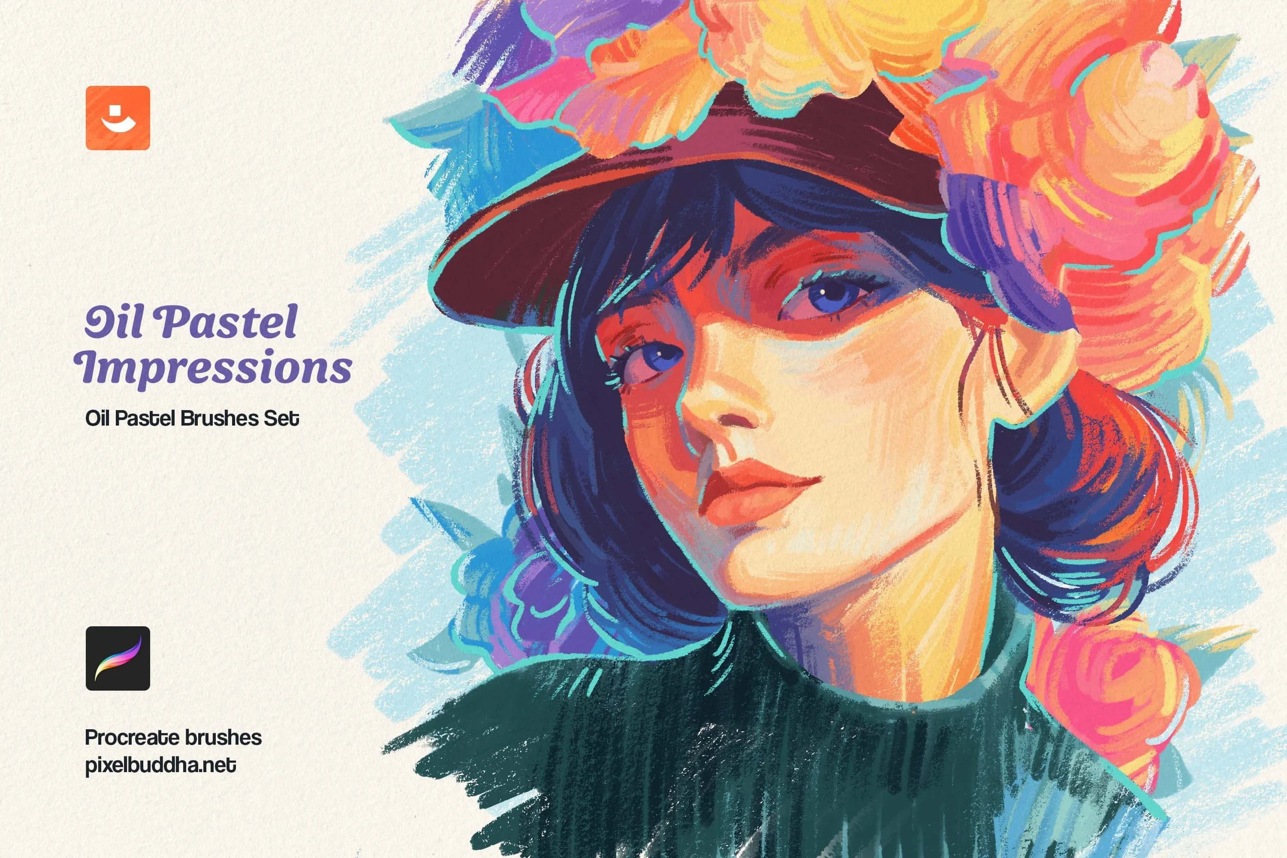 Photoshop Oil Pastel Brushes — Brushapes Studio