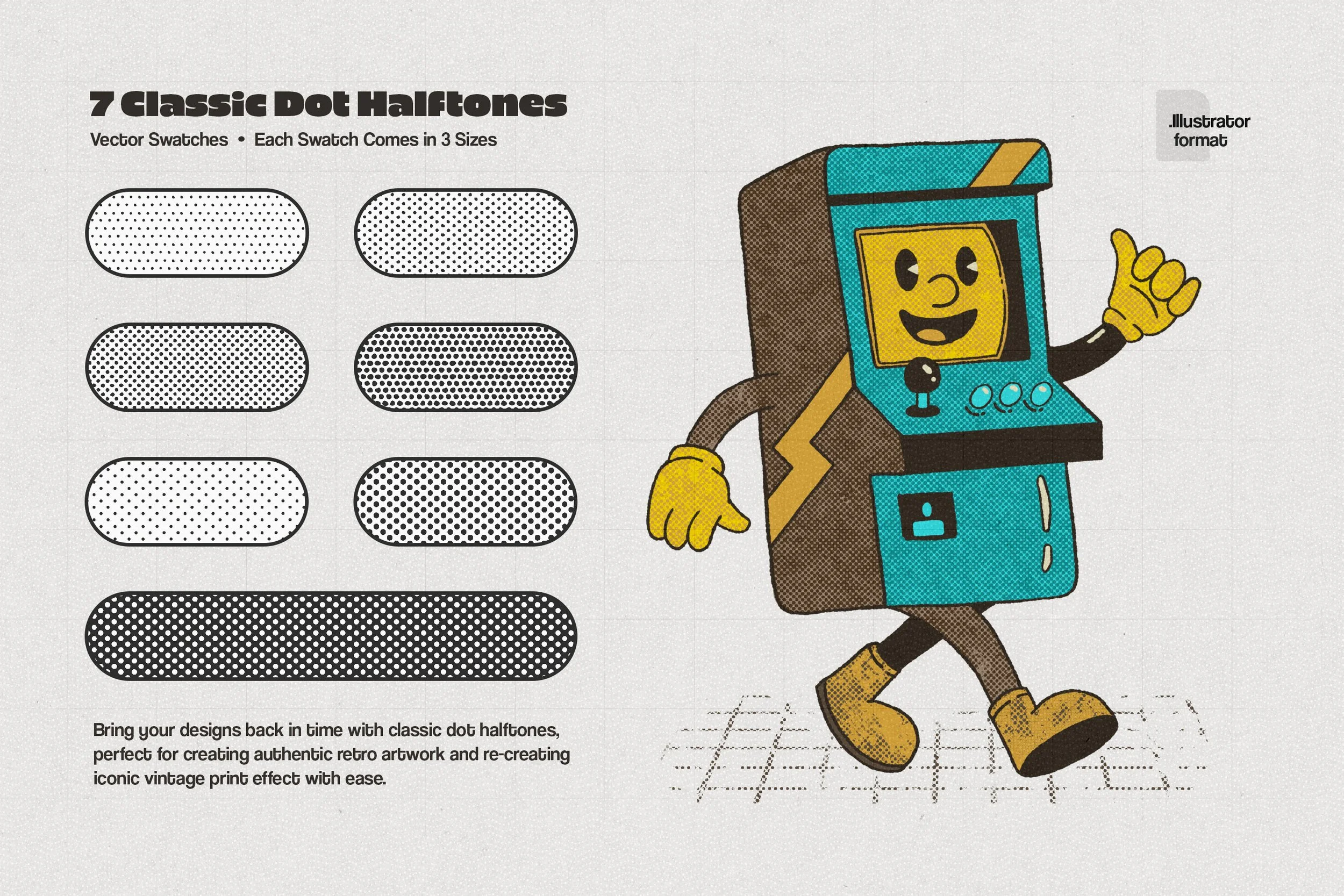 Manga Screentone Brushes for Illustrator — Brushapes Studio