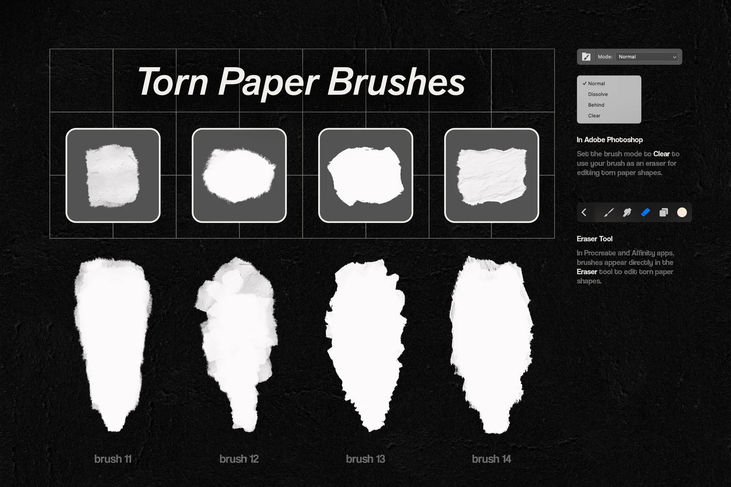 Manga and Anime Brushes for Procreate. Starter Pack. — Brushapes Studio