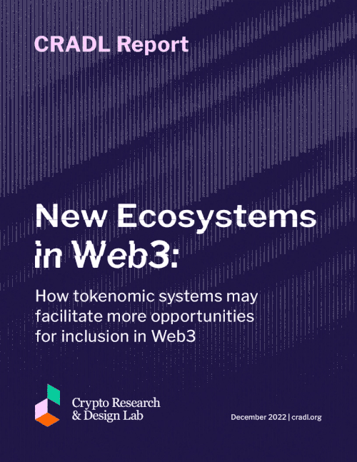 New Ecosystems in Web3 — CRADL