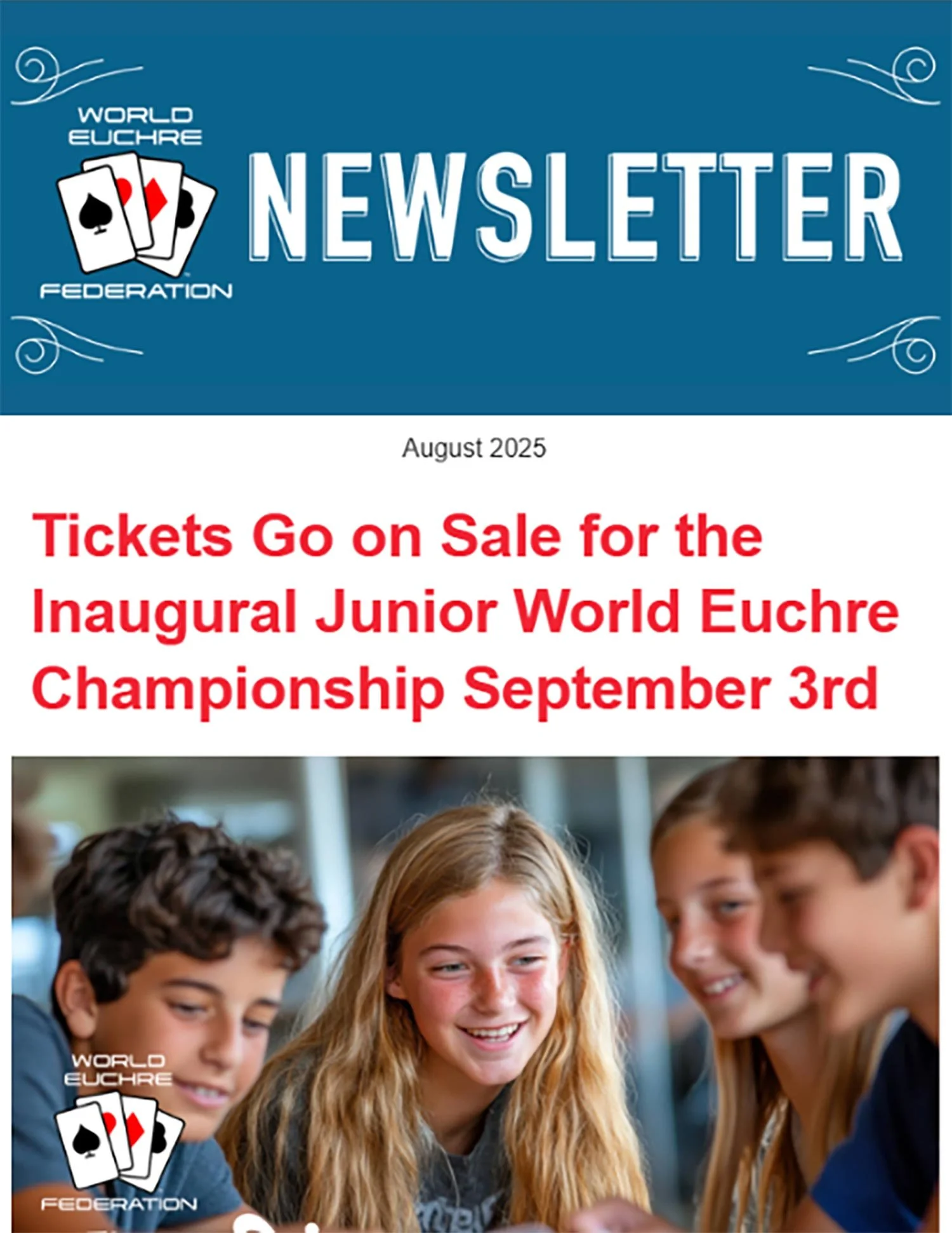 Online Euchre Newsletter — World Euchre Federation