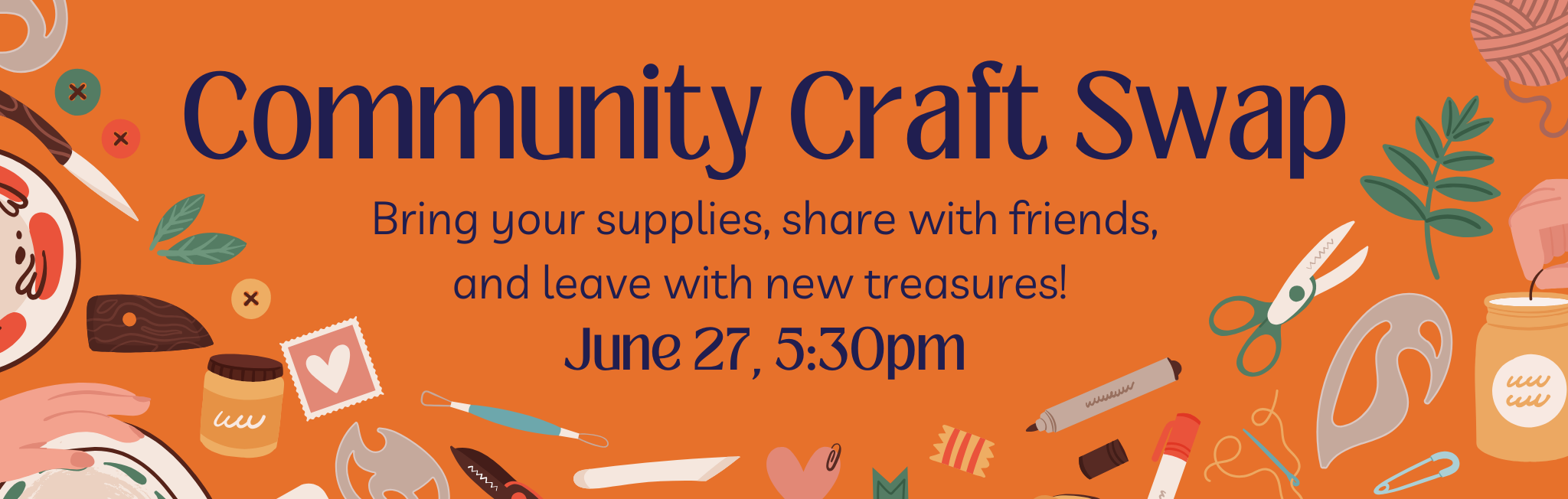 Make At Rosie Community Makerspace Hosts Free Craft Supply Swap for ...