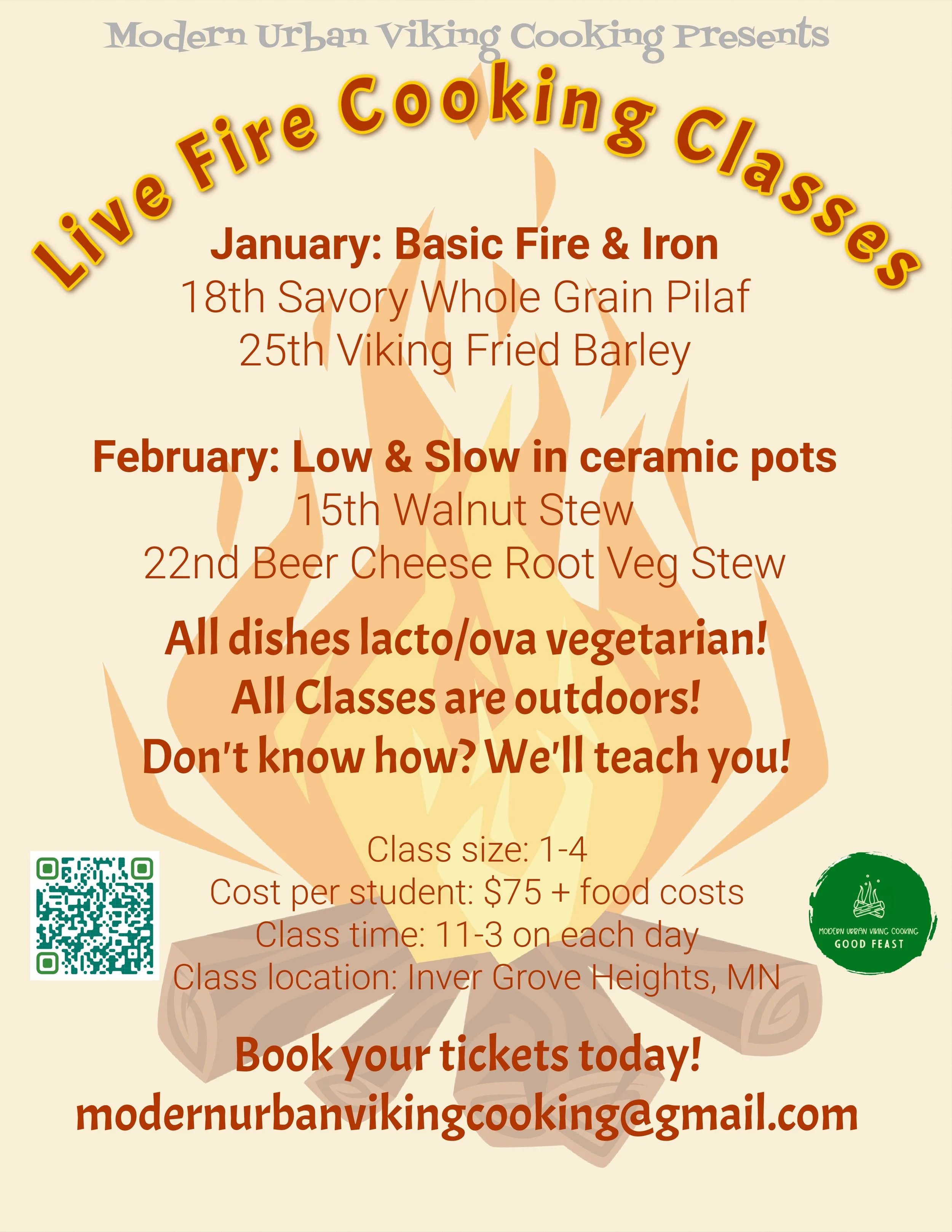 Outdoor Live Fire Cooking Classes — Modern Urban Viking Cooking