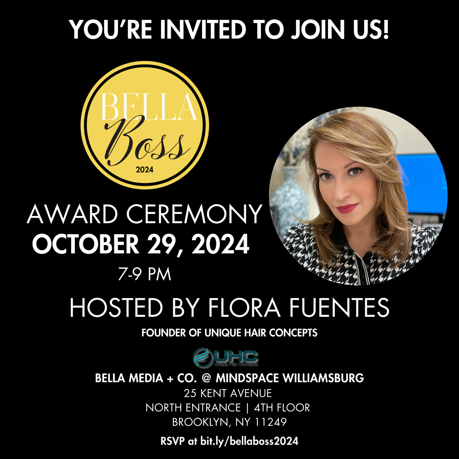 BELLA Magazine’s BELLA Boss Awards Host: Flora Fuentes of Unique Hair ...