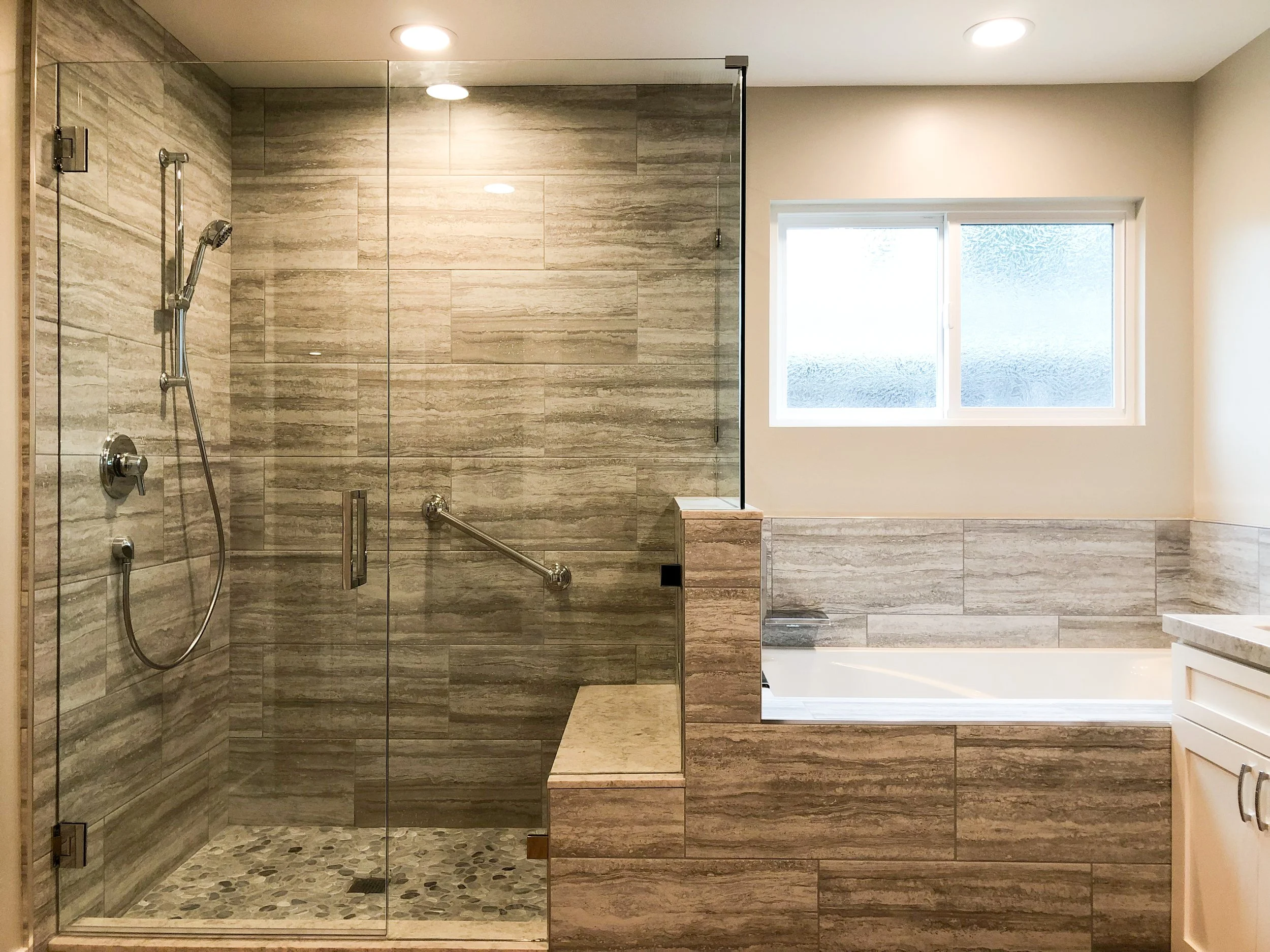 Beautifully Accessible Bath: A Total Re-build | E.L. Designs | Interior ...
