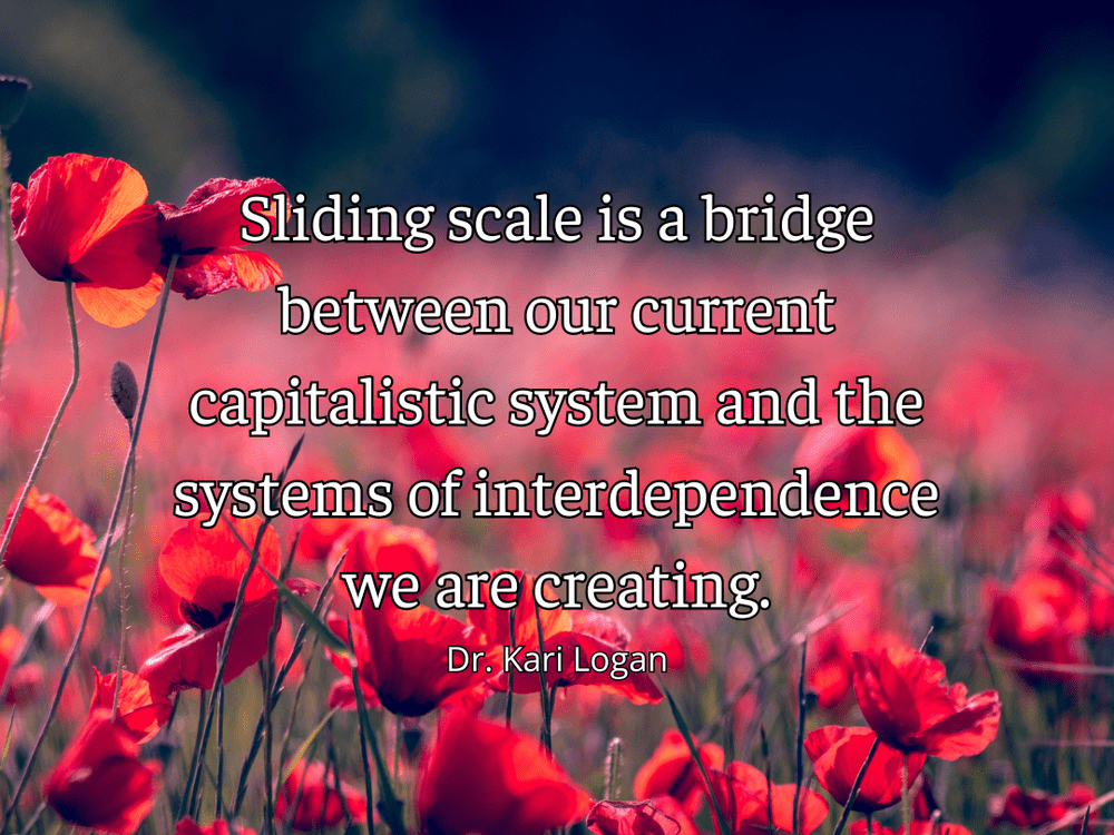 Sliding Scale: a Practice of Economic Justice — Mae Mind Body - Dr Kari ...