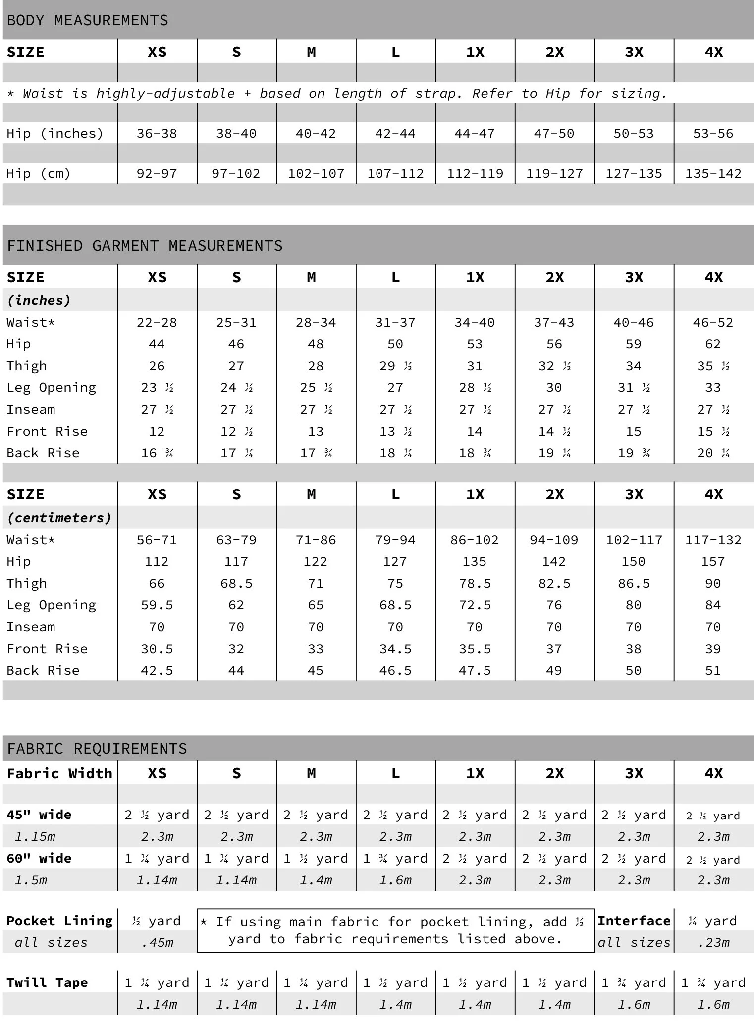 Magic Pants - PDF Sewing Pattern — Ann Tilley Handmade