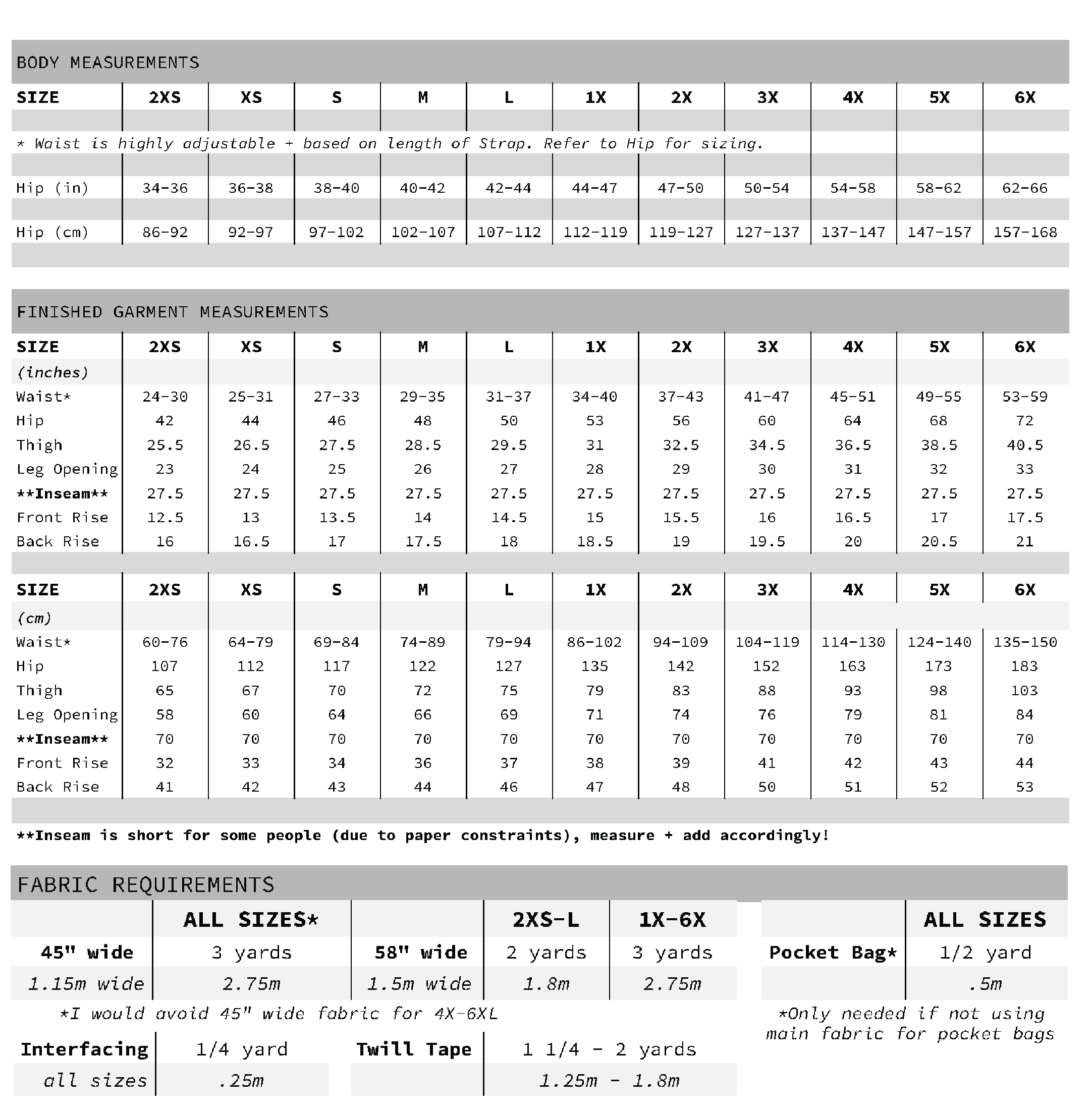 Magic Pants - PDF Sewing Pattern — Ann Tilley Handmade