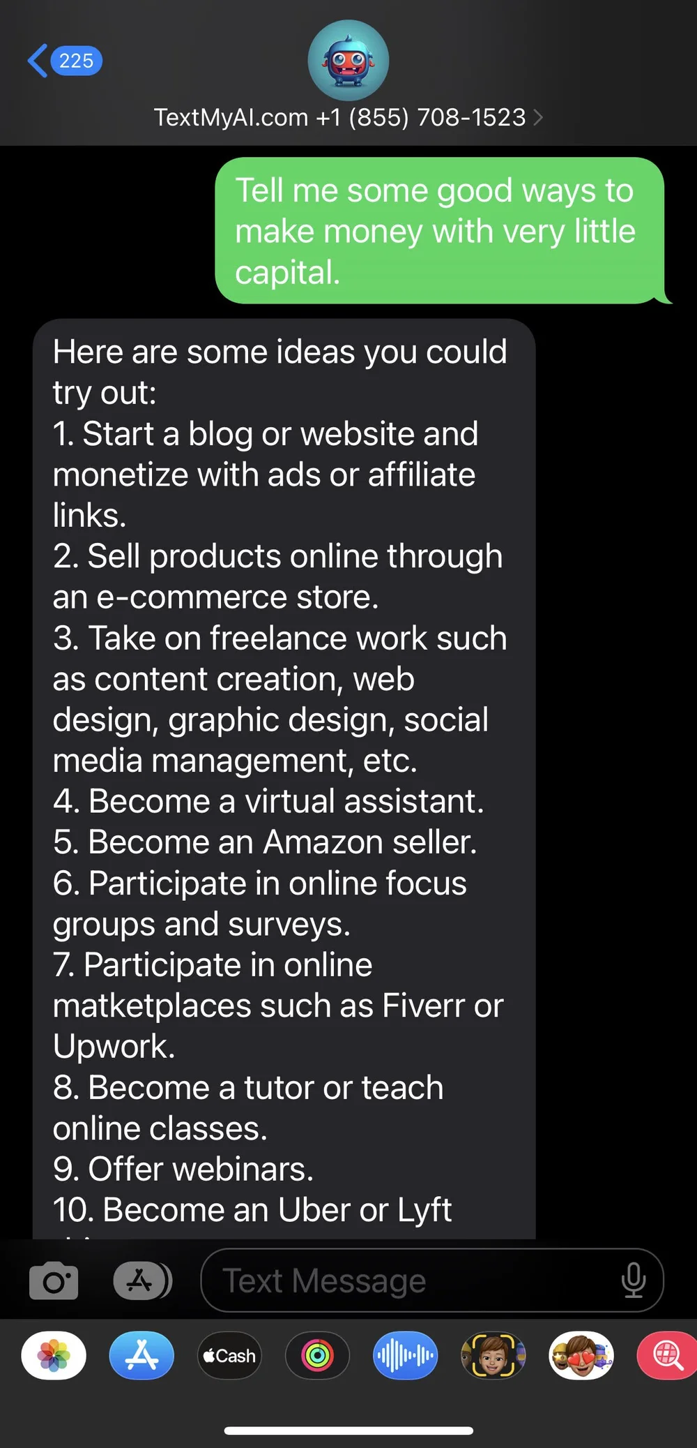 Free AI Texting with TextMyAI.
