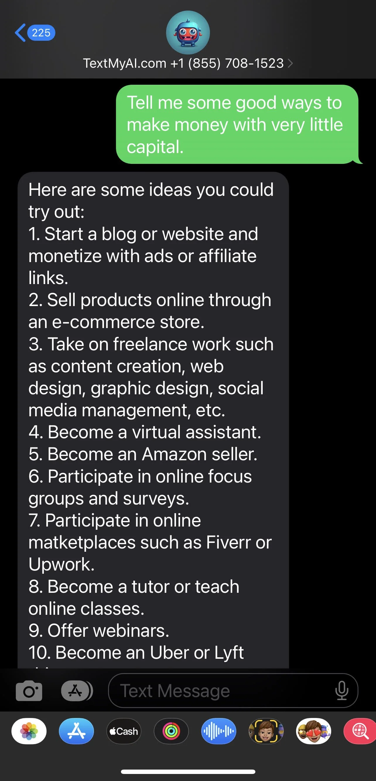 Free AI Texting with TextMyAI.