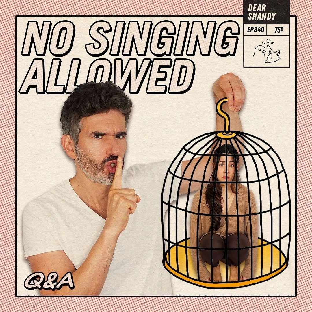 Women's Varsity Muscle Tank — Dear Shandy Podcast